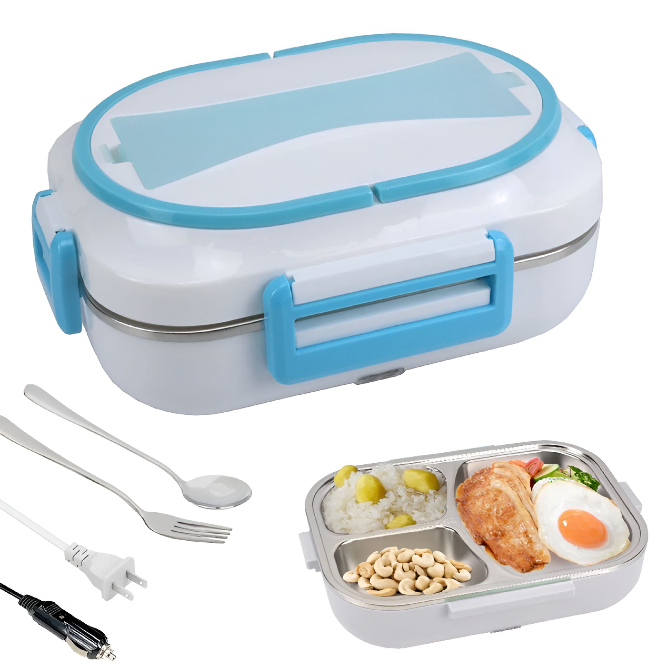 HIBIBUD Electric Lunch Box,Portable Food Warmer Lunch Box,Food Warmer ...