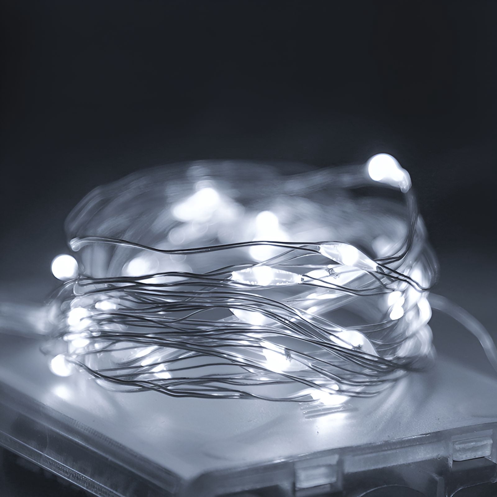 HIBIBUD Fairy Lights Battery Operated Easy to Bend Curtain Lights Rich ...