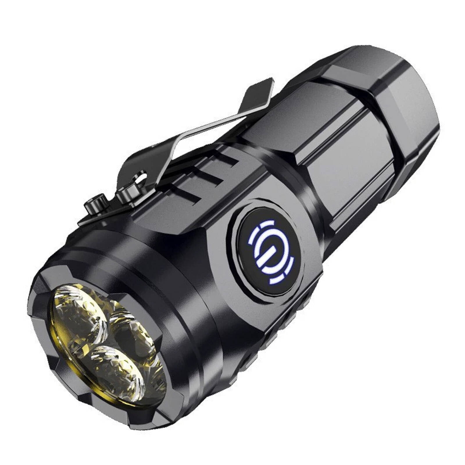 HIBIBUD Flashlight,Eco-Friendly Design Small Flashlight,Rechargeable ...