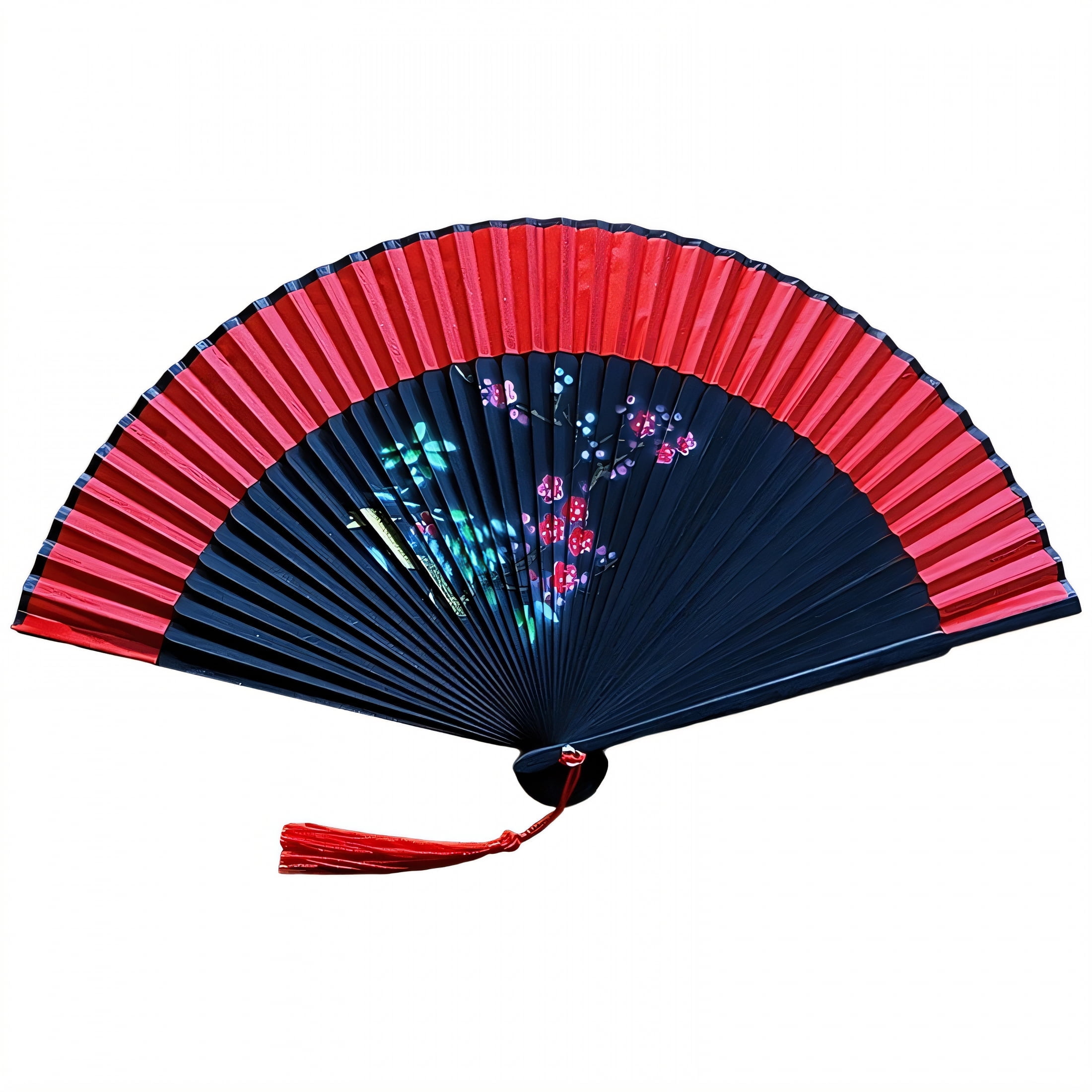 HIBIBUD Folding Fan Artisan Hand-Painted Craftsmanship Hand Fans for ...