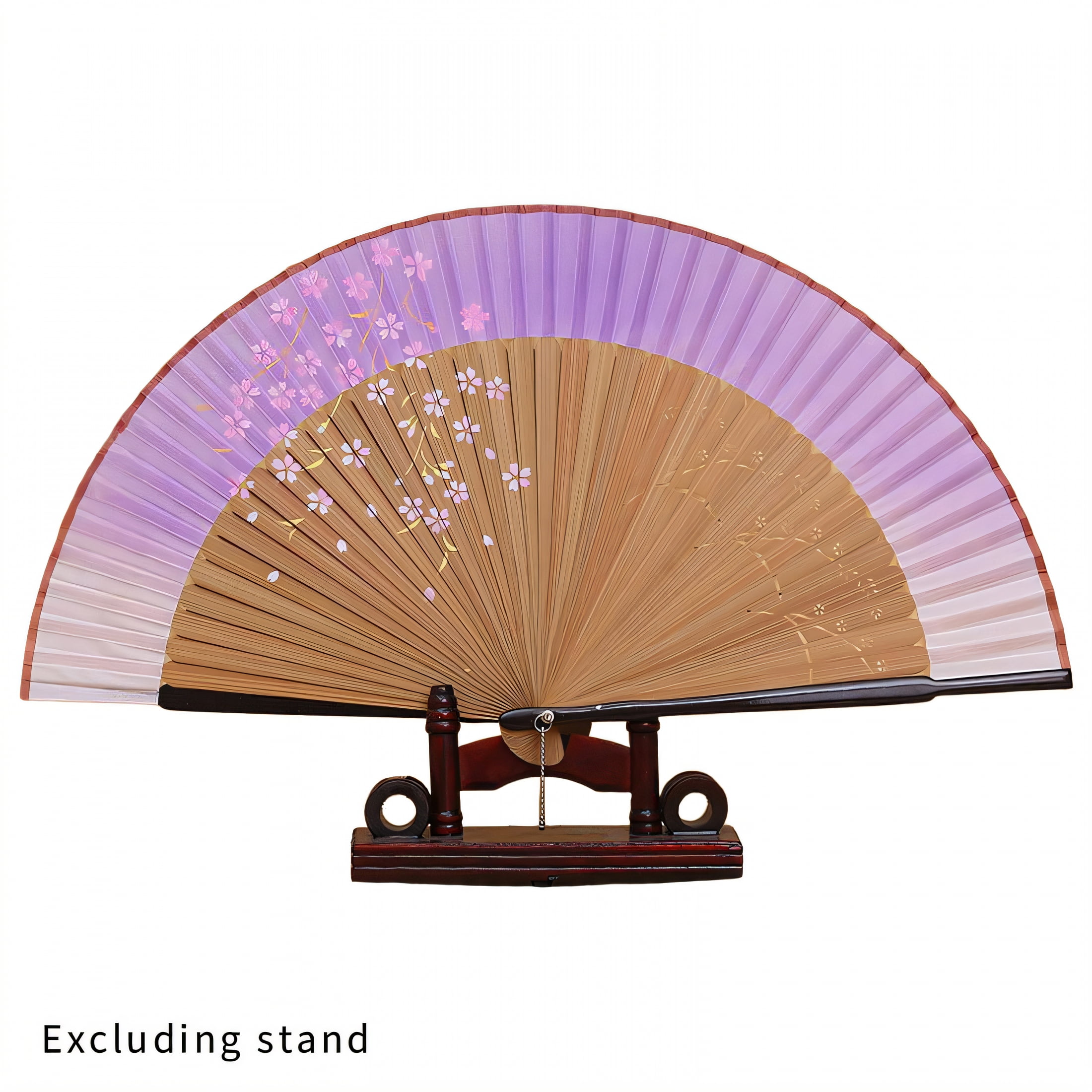 HIBIBUD Folding Fan Filigree Fan Bone Design Folding Fans Handheld ...