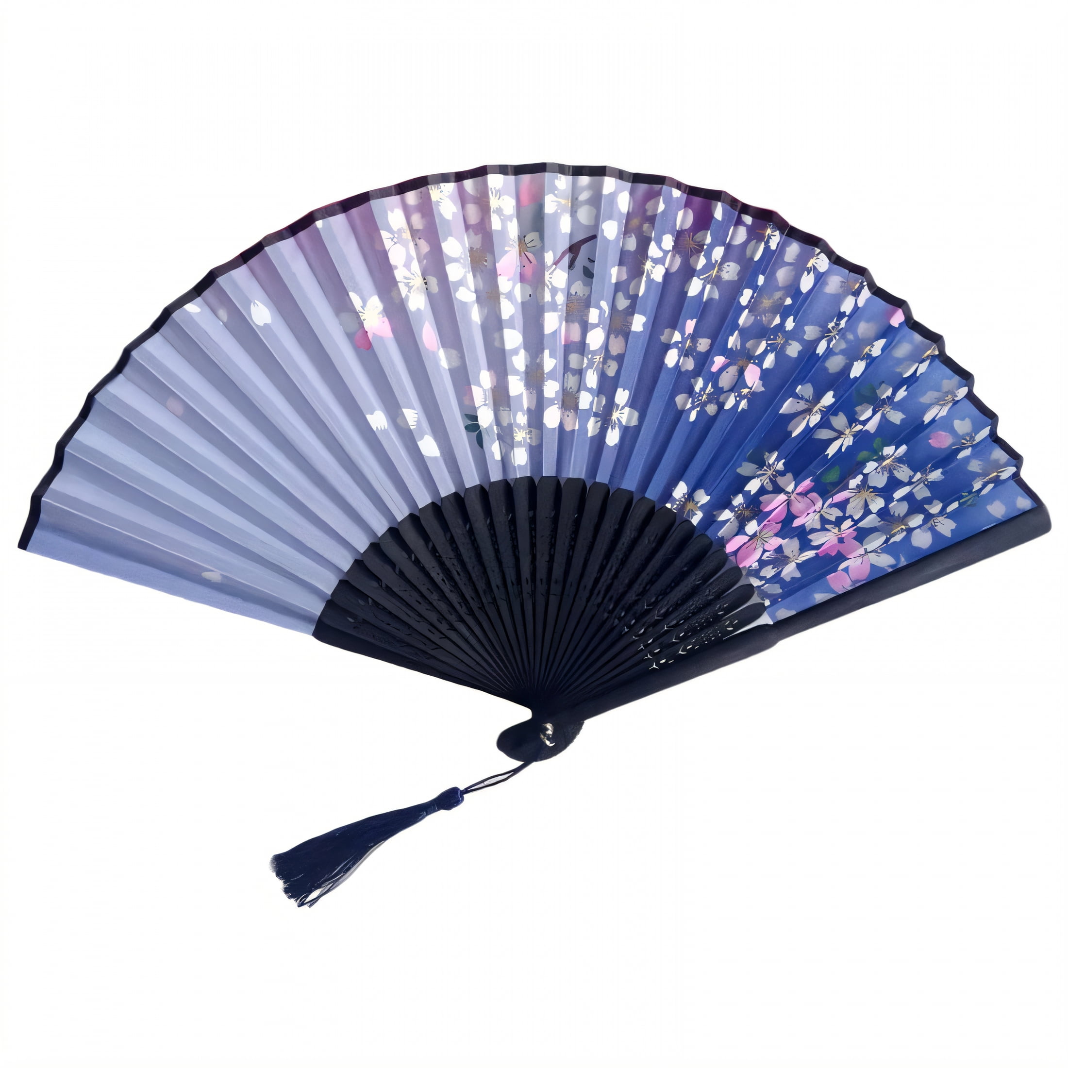 HIBIBUD Folding Fan Refined Tassel Adornment Clacking Fans for Line ...