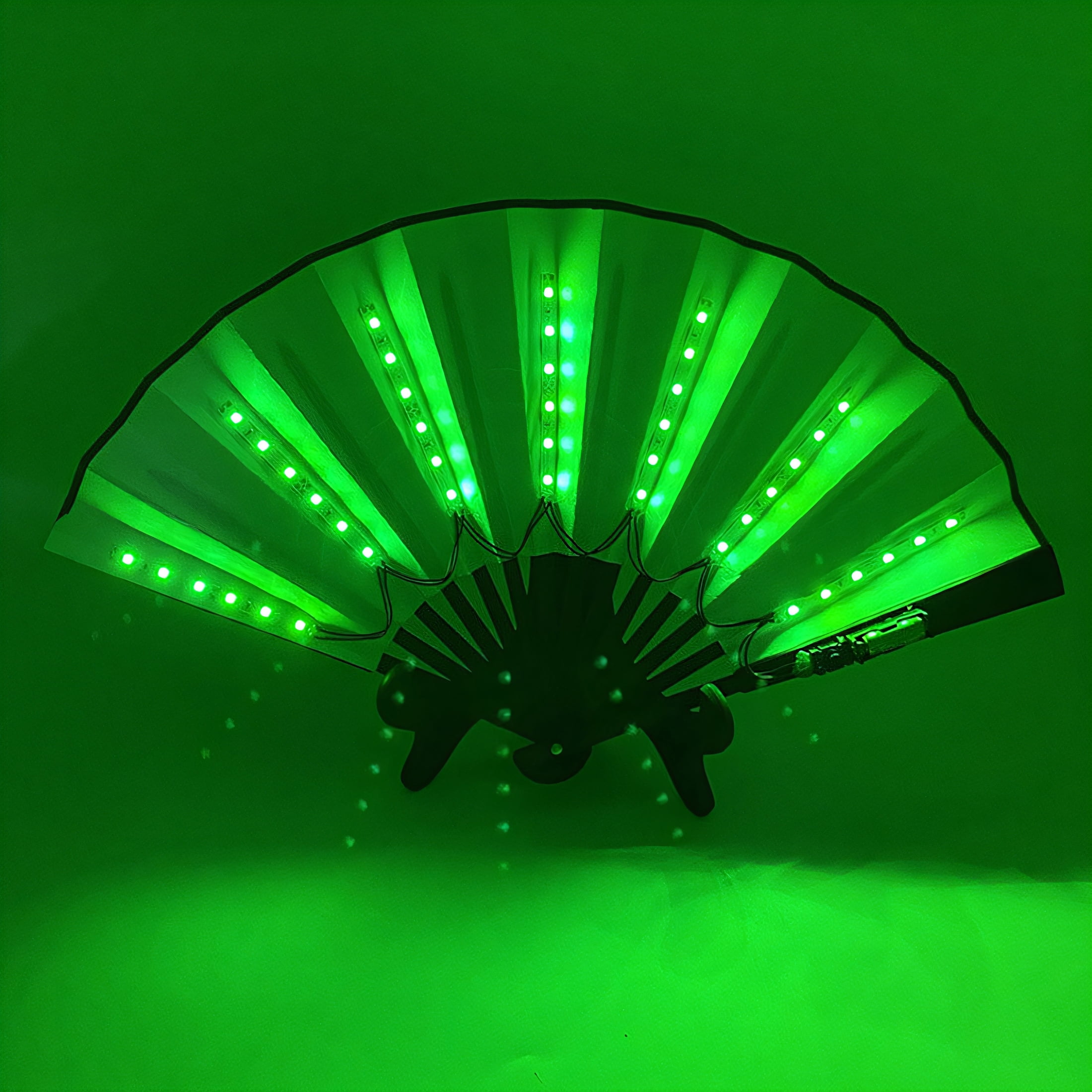 HIBIBUD Folding Fan Visionary Light-Up Design Clacking Fans for Line ...