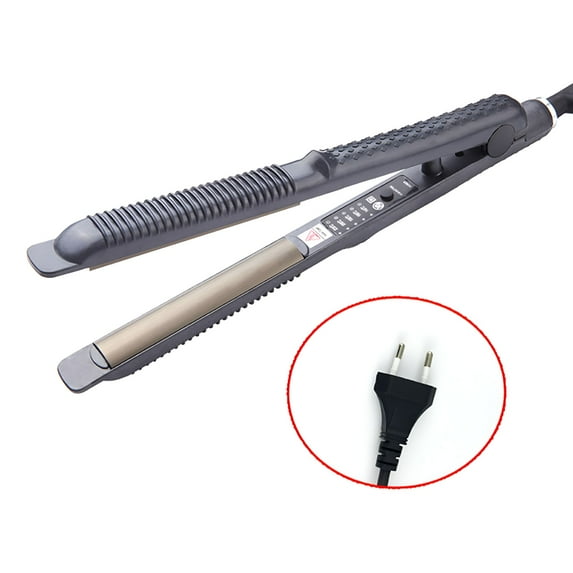 HIBIBUD Hair Waver, U-Shaped Curling Iron Wand Hair Crimper Temperature ...