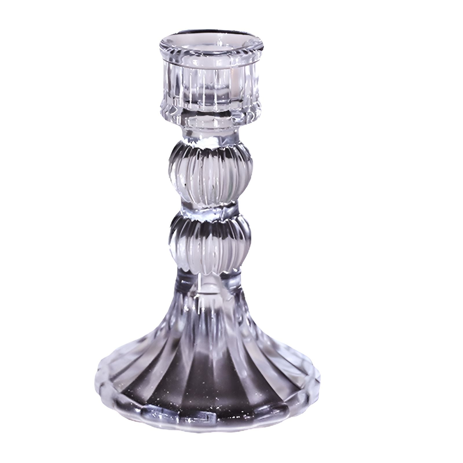HIBIBUD Hurricane Glass Candle Holders,Light Transparency Enhances ...