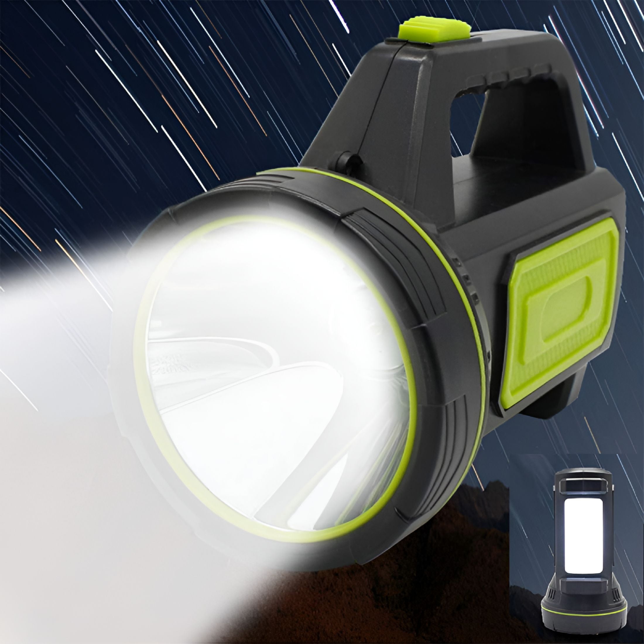 HIBIBUD LED Handheld Flashlights, Rechargeable LED Flashlight High ...
