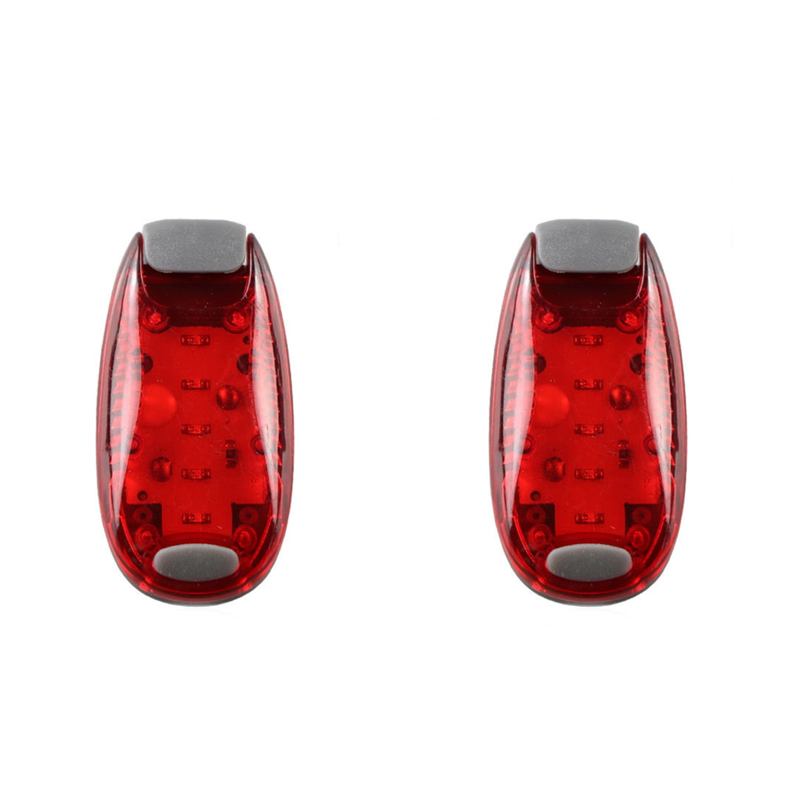 HIBIBUD LED Safety Lights,5 Super Bright LED Bulbs Clip on Strobe ...