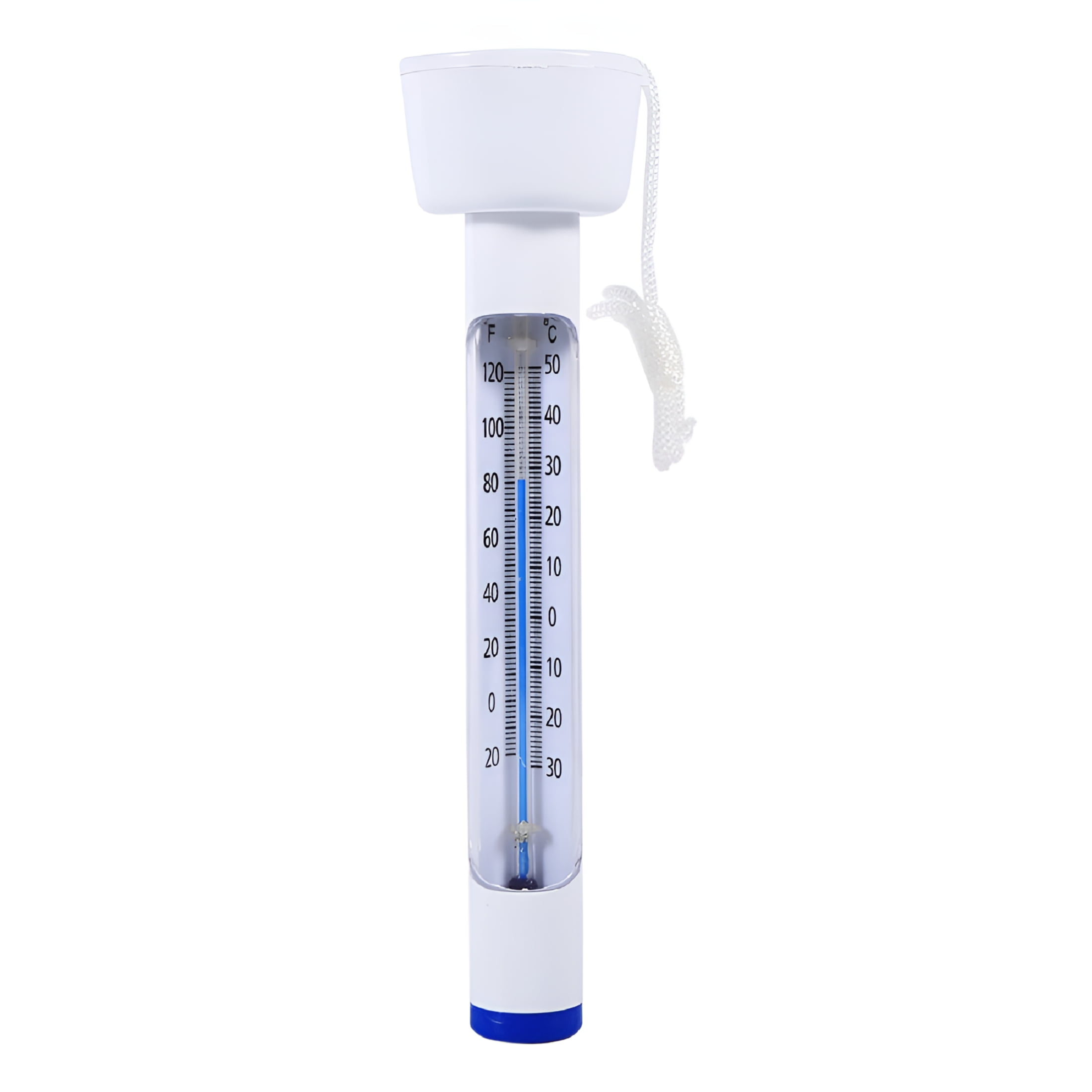 HIBIBUD Large Floating Pool Thermometer with String,Shatter Resistant ...