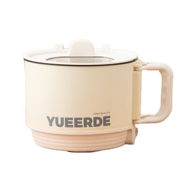 HIBIBUD Mini Rice Cooker,Portable Mini Ramen Pot with Foldable Handle ...