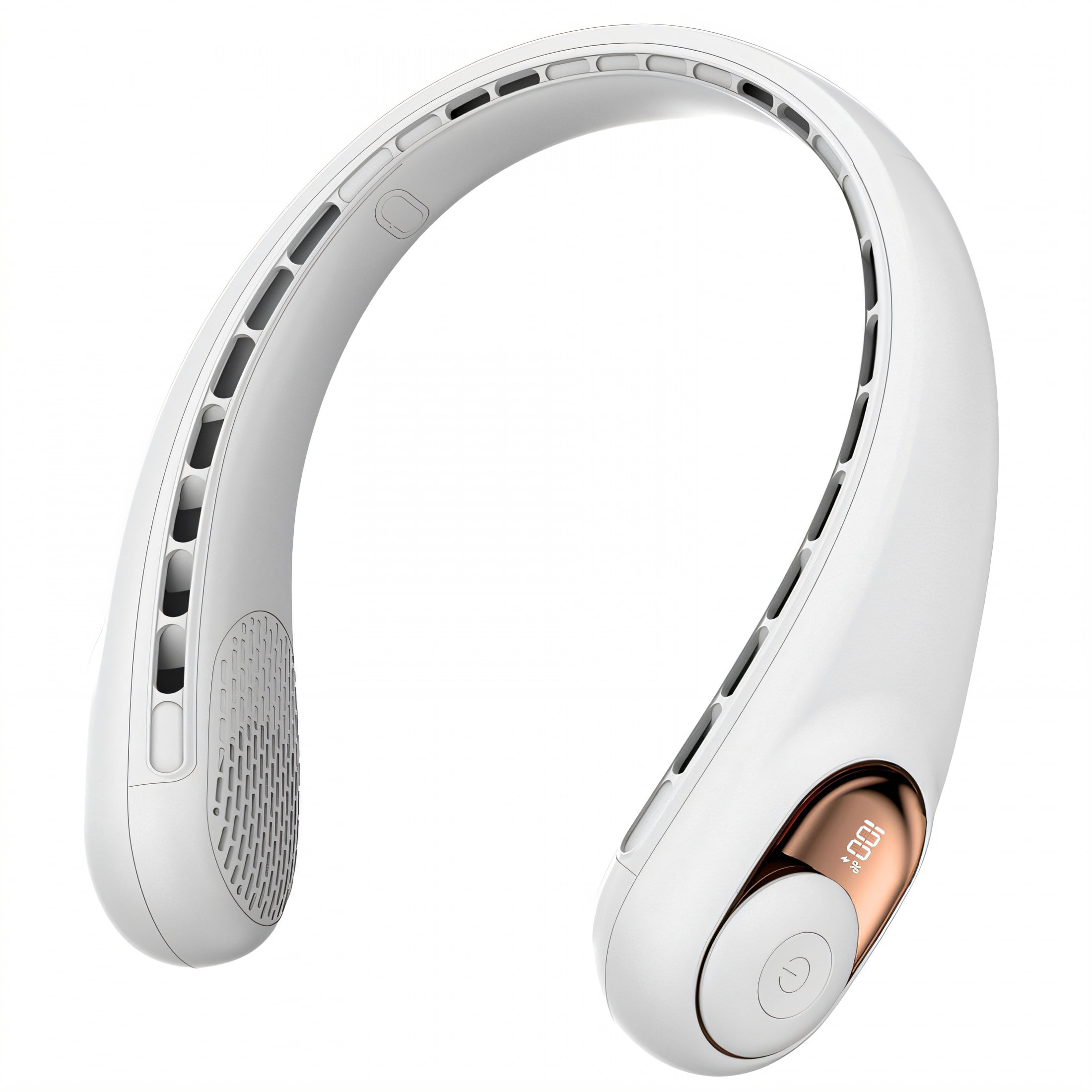 HIBIBUD Neck Fan Human-Fit Air Motion Cooling Neck Fan Grip Curve Fit ...