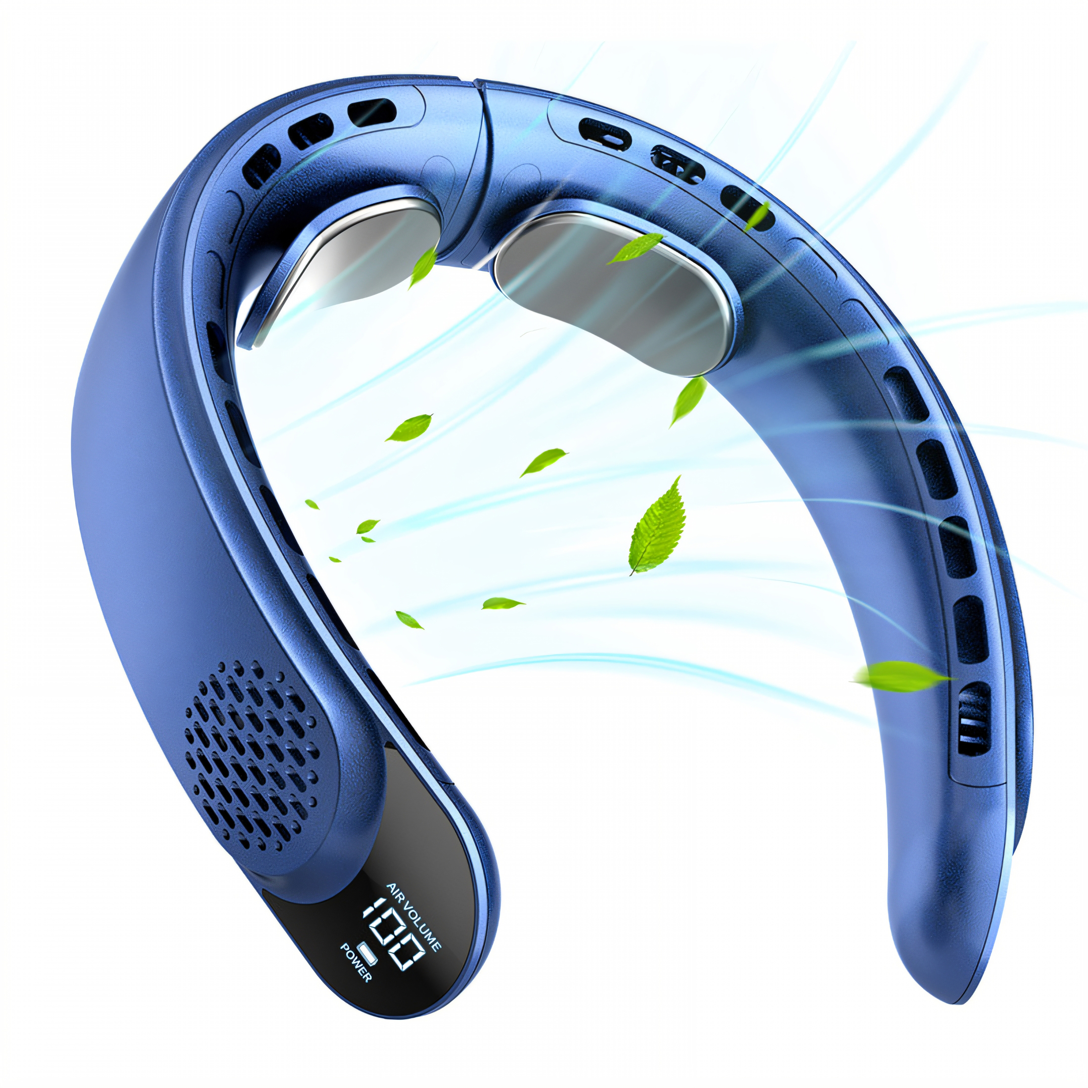 HIBIBUD Neck Fan Three-Mode Air Setting Cooling Neck Fan Shape Follows ...