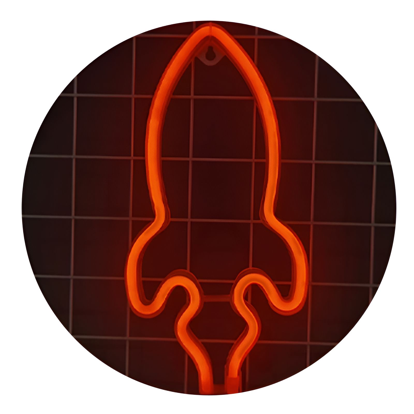 HIBIBUD Neon Light Instant Focus Neon Sign Mounting Ease Led Signs Red ...
