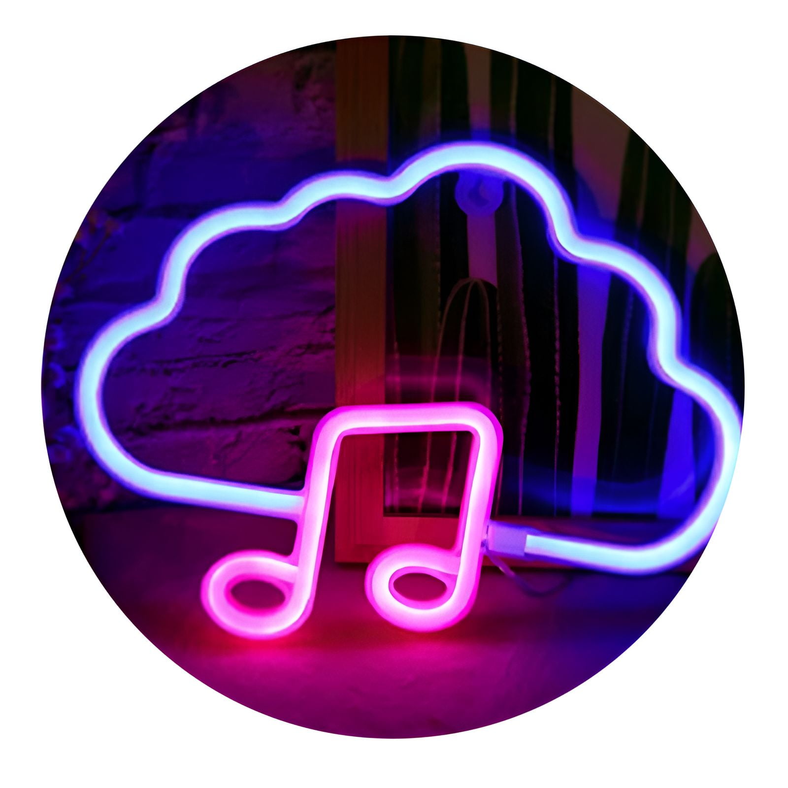 HIBIBUD Neon Light Vibrant Glow Led Signs Instant Light Neon Signs for ...