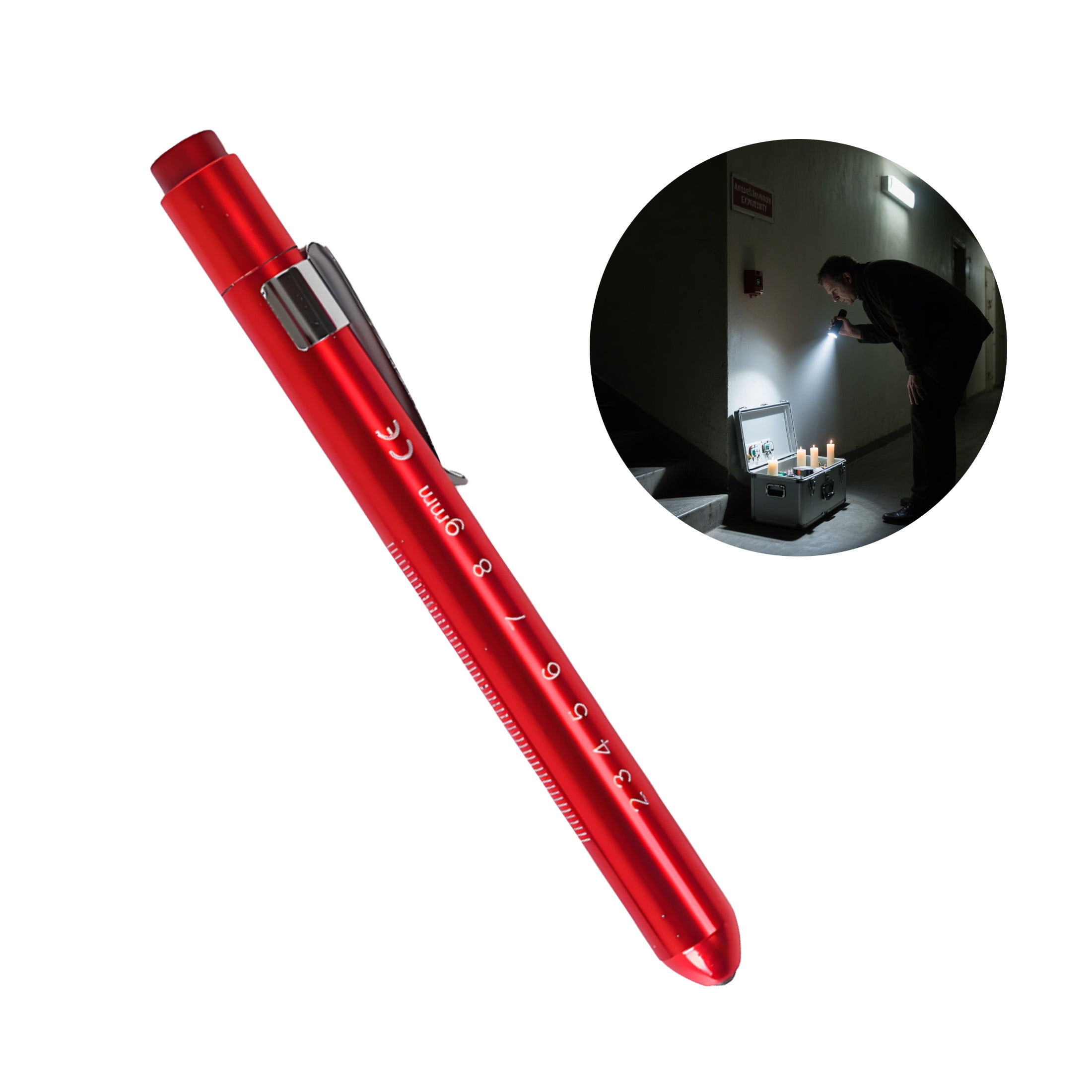 HIBIBUD Penlight,Tail ButtonPenlights for Nurses,Progressive Chart with ...
