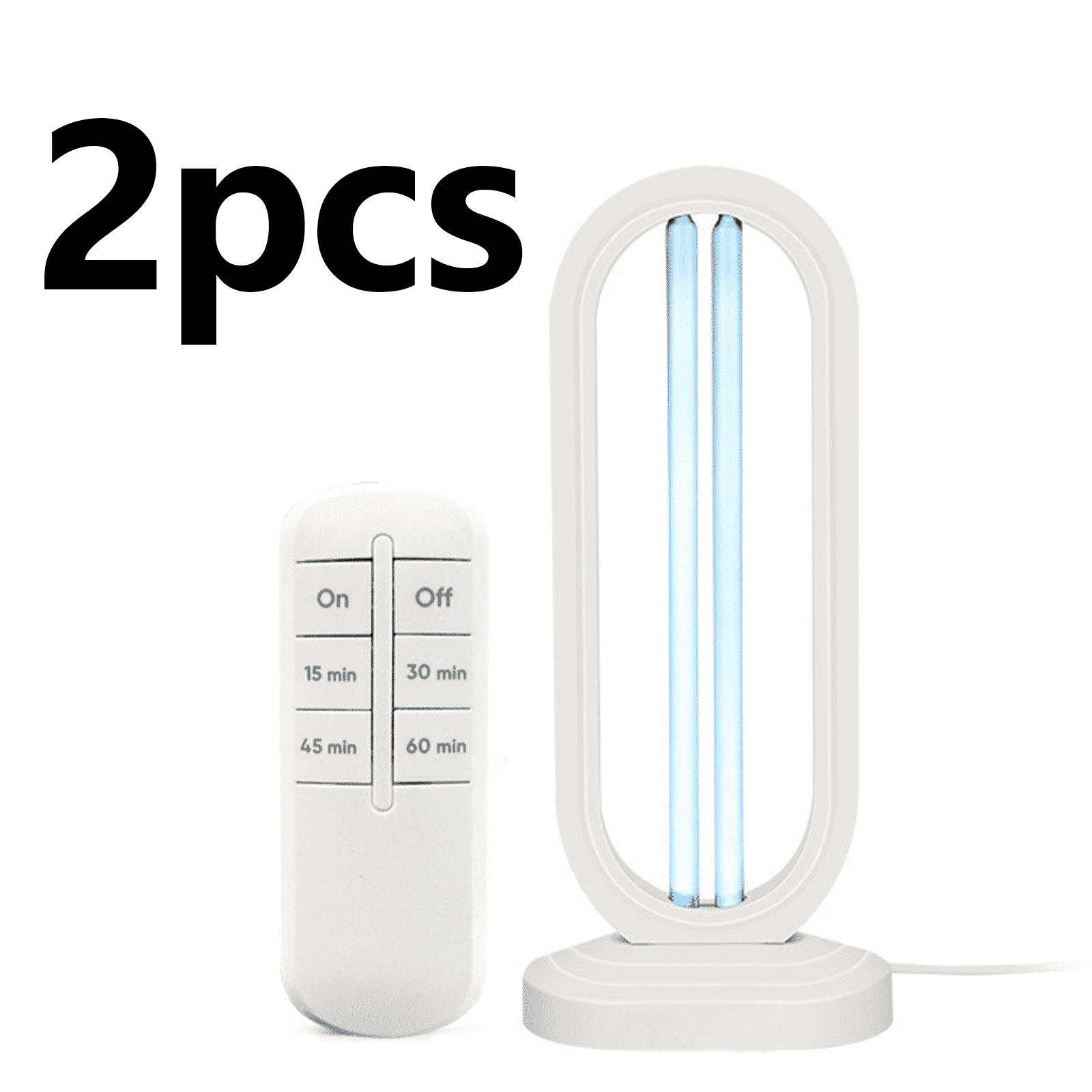 HIBIBUD 2Pcs Plant Grow Light Mite Removal Indoor Plant Light Germ ...