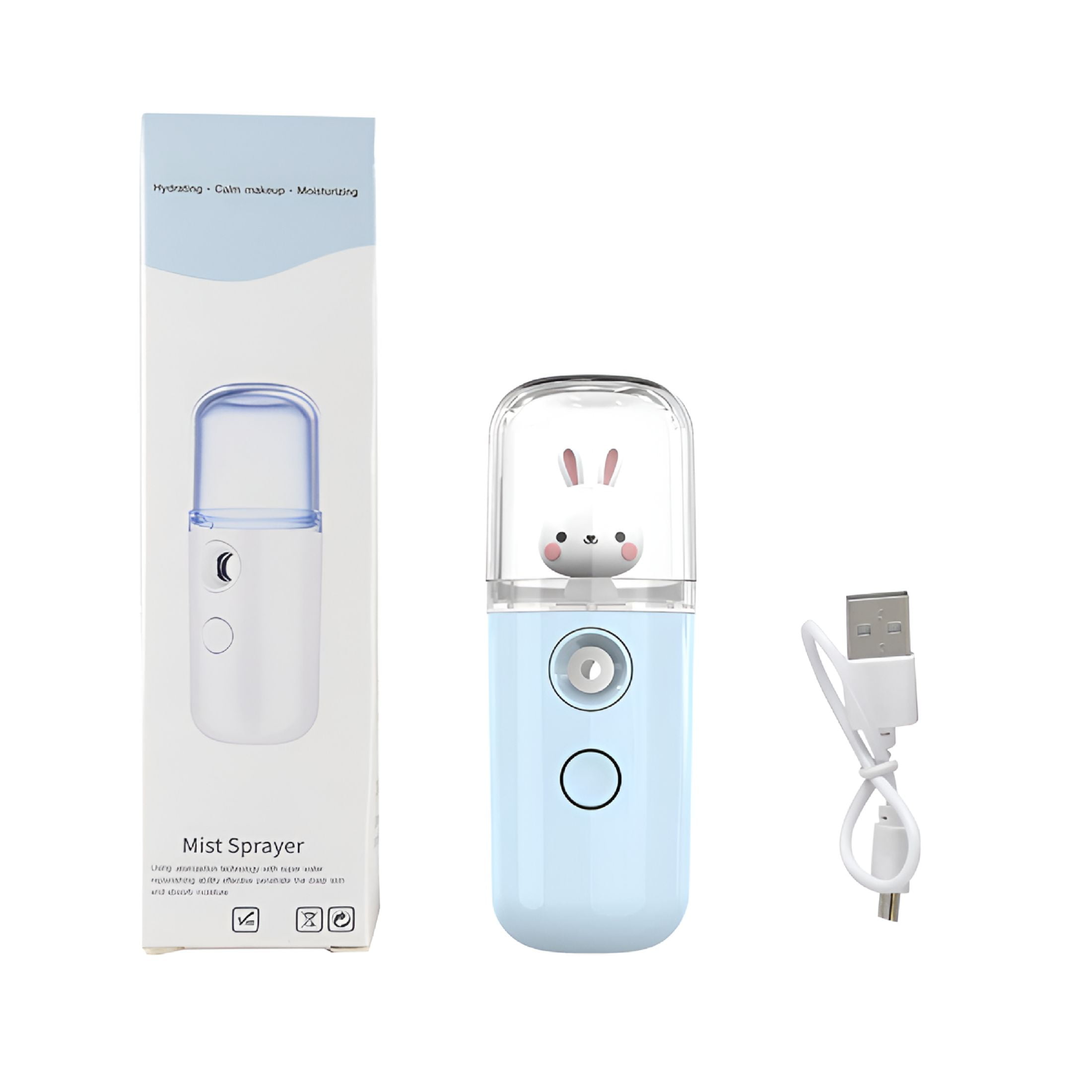 HIBIBUD Portable 15s Heat-Up Mini Travel Steamer Rechargeable Cordless ...