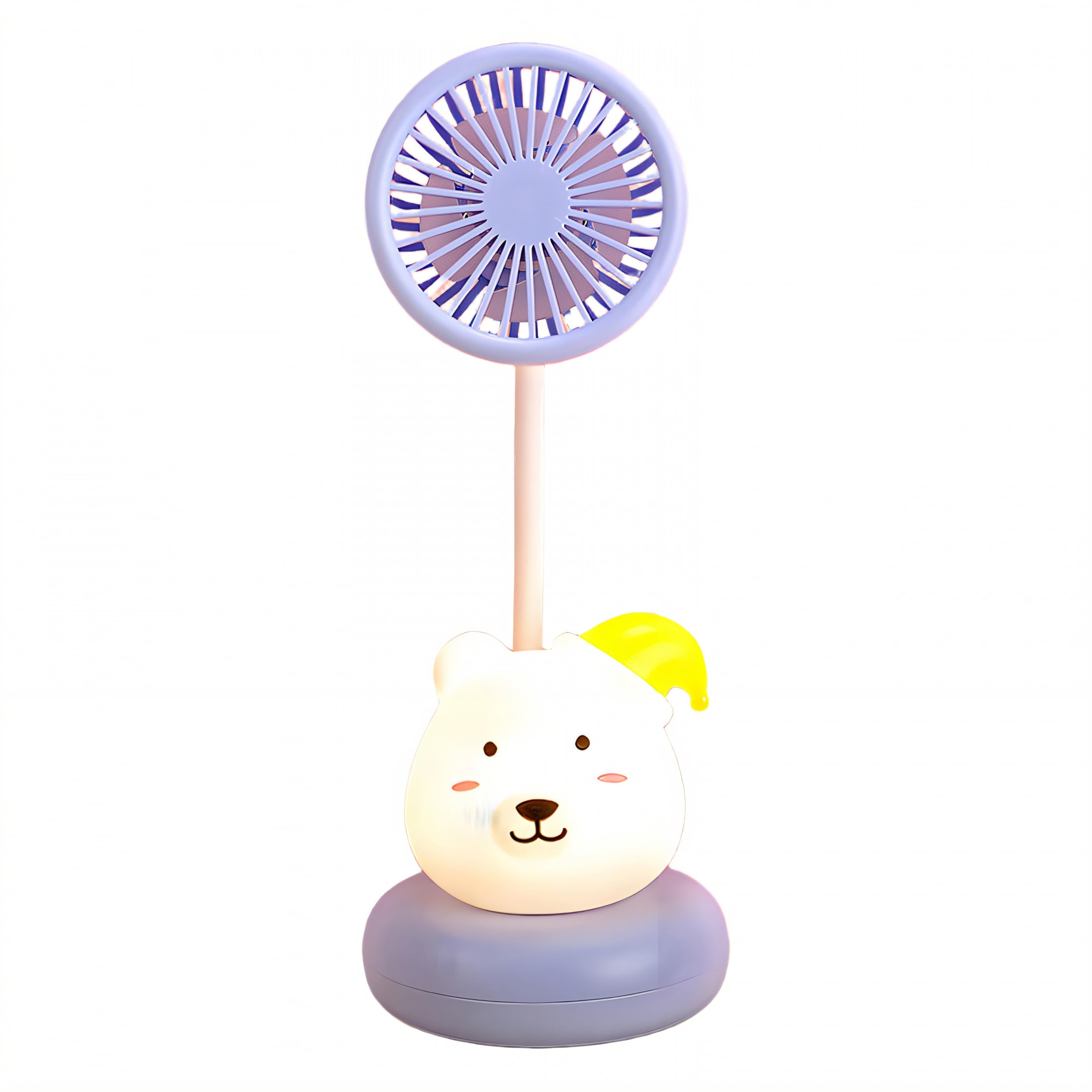 HIBIBUD Portable Fan,Handy Lanyard Port Small Fan,Hidden Charging Bay ...