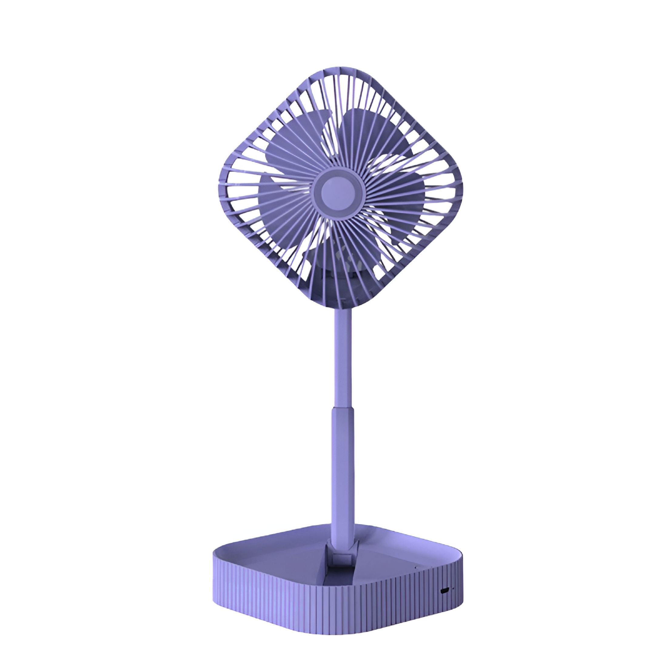 HIBIBUD Portable Pedestal Fan,Foldaway Standing Air Circulator Fan ...