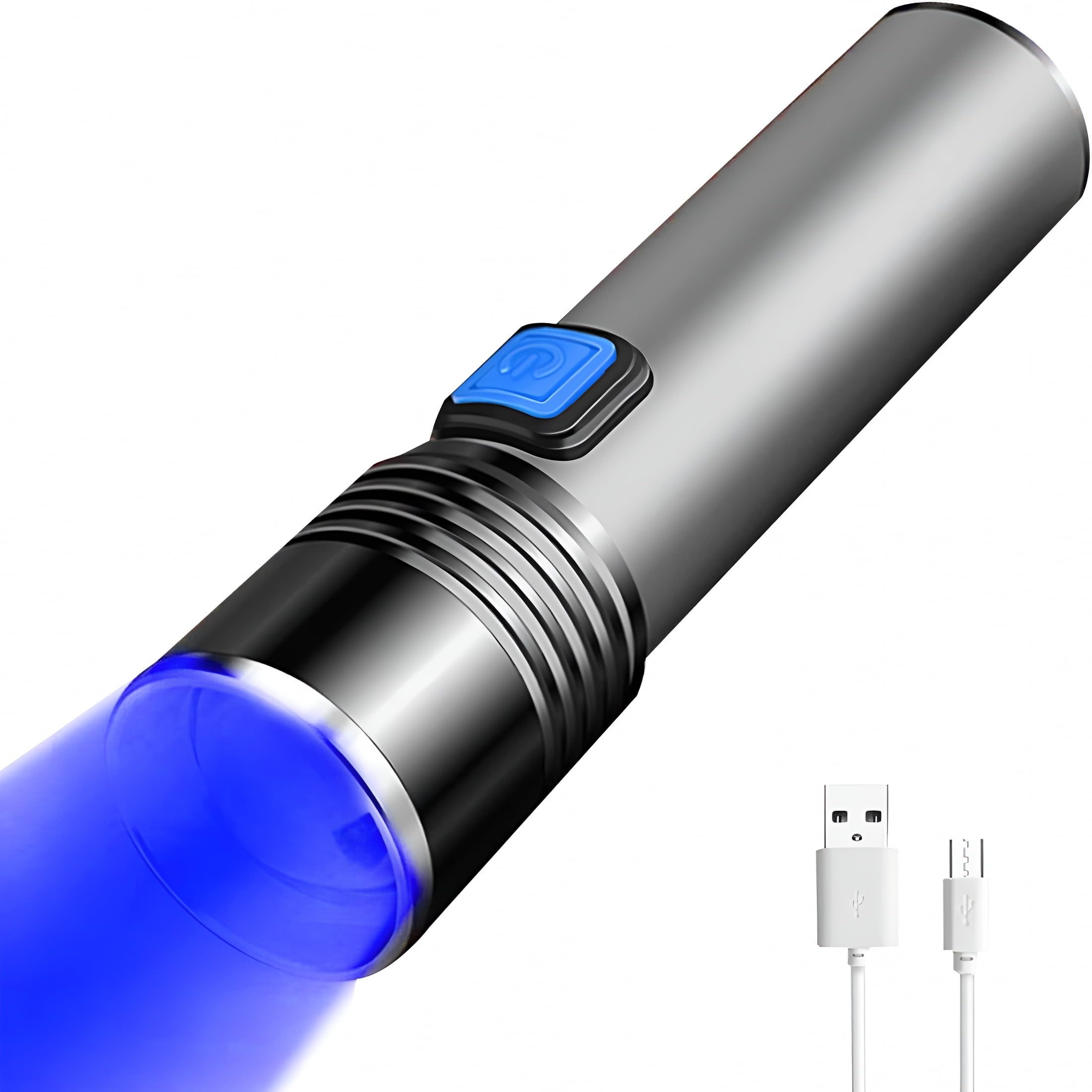 HIBIBUD Rechargeable Blue Light Flashlight, Blood Light Observation, 3 ...