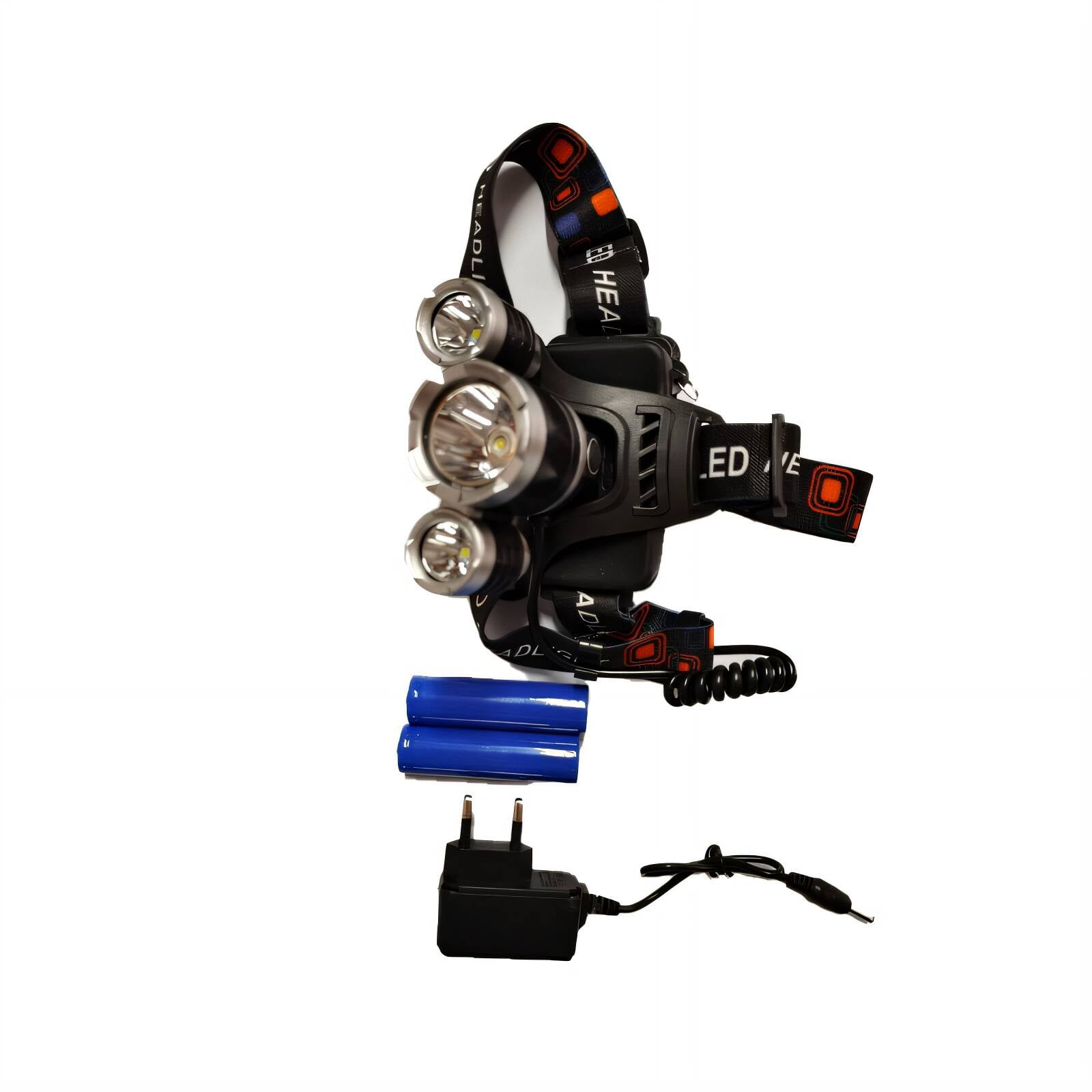 HIBIBUD Rechargeable Headlamp,Bright Light Zoom Hard Hat Light,Multiple ...