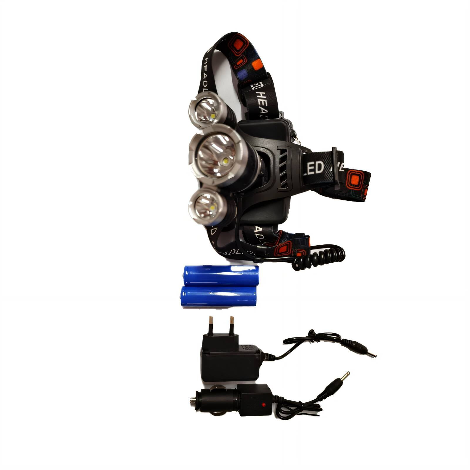 HIBIBUD Rechargeable Headlamp,Bright Light Zoom Hard Hat Light,Multiple ...