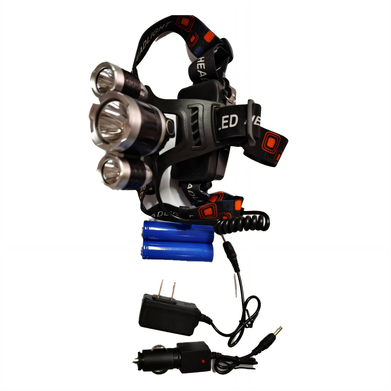 HIBIBUD Rechargeable Headlamp,Bright Light Zoom Hard Hat Light,Multiple ...