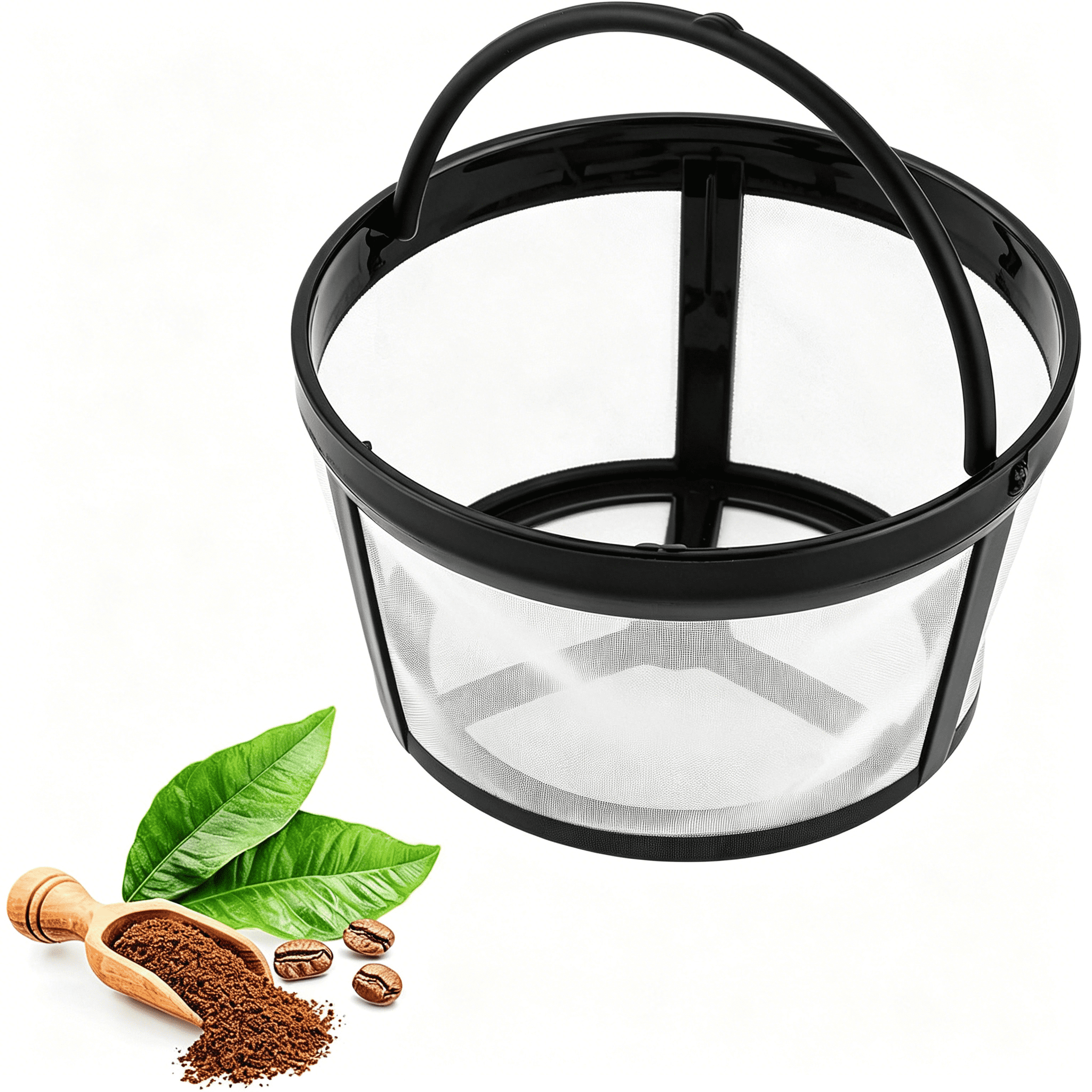 HIBIBUD Reusable Coffee Filters 4-8 Cup,Coffee Filter Basket Universal ...