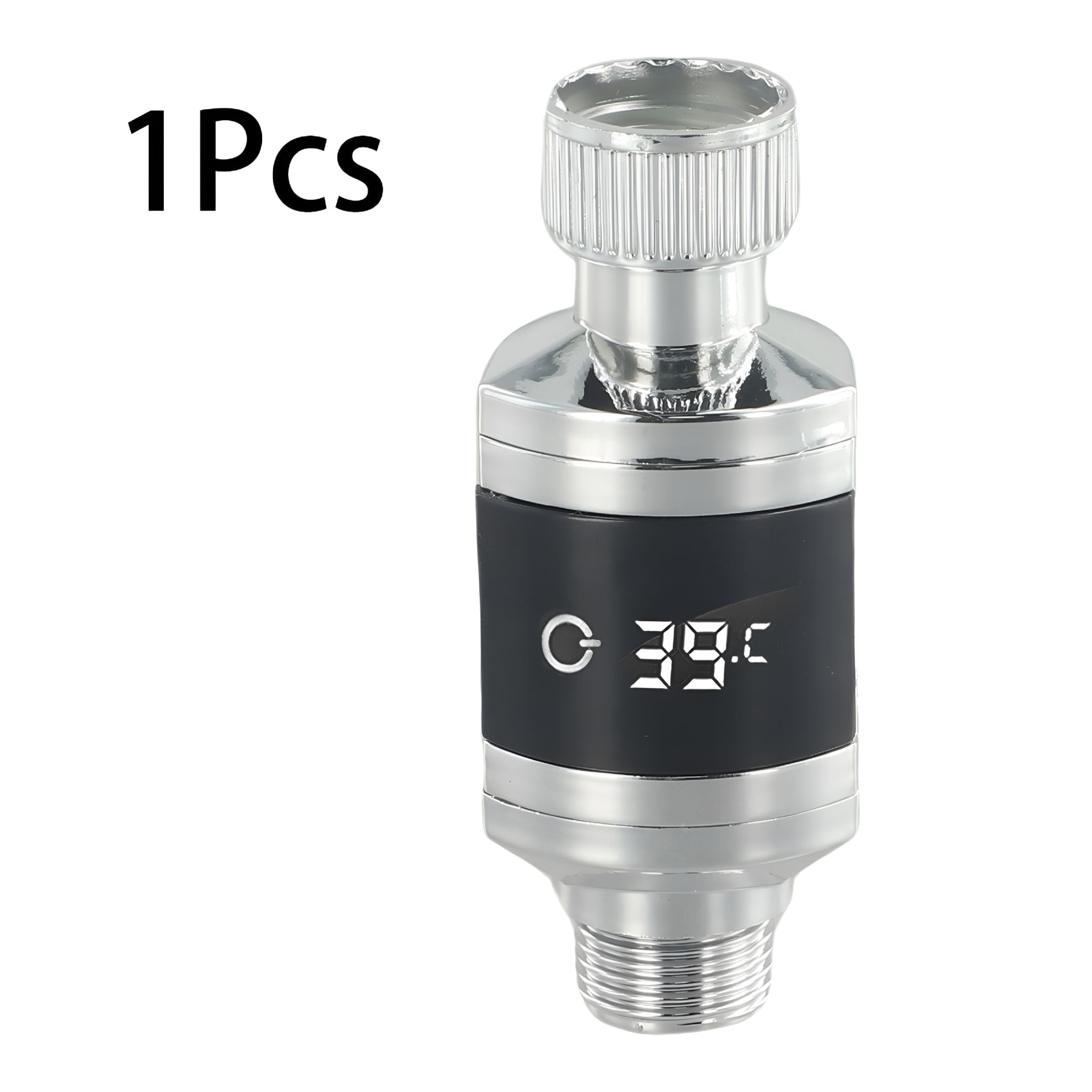 HIBIBUD Shower Water Thermometer with LED Display Temperature ...