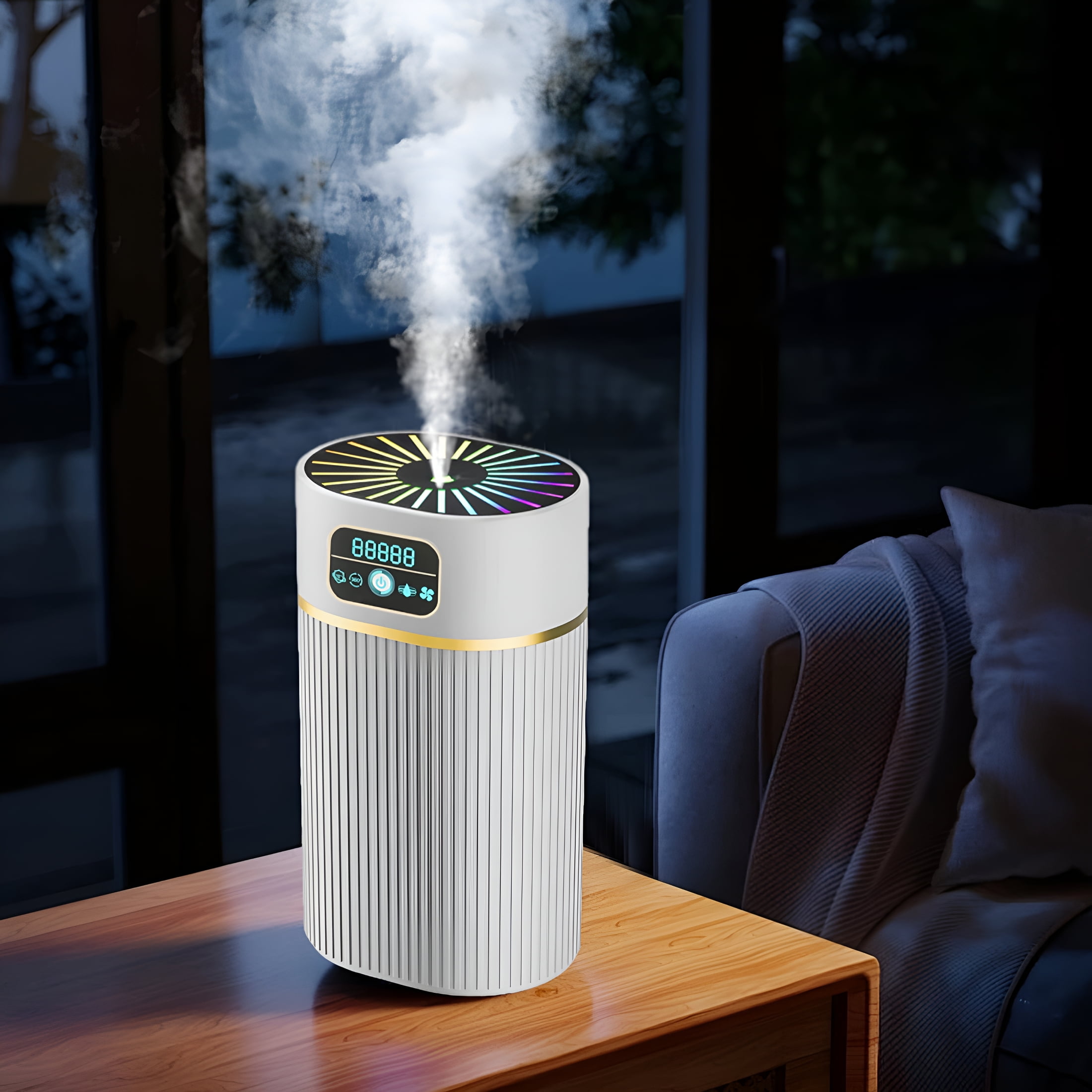 HIBIBUD Smart Humidifiers for Bedroom with Hygrometer Thermometer,WiFi ...