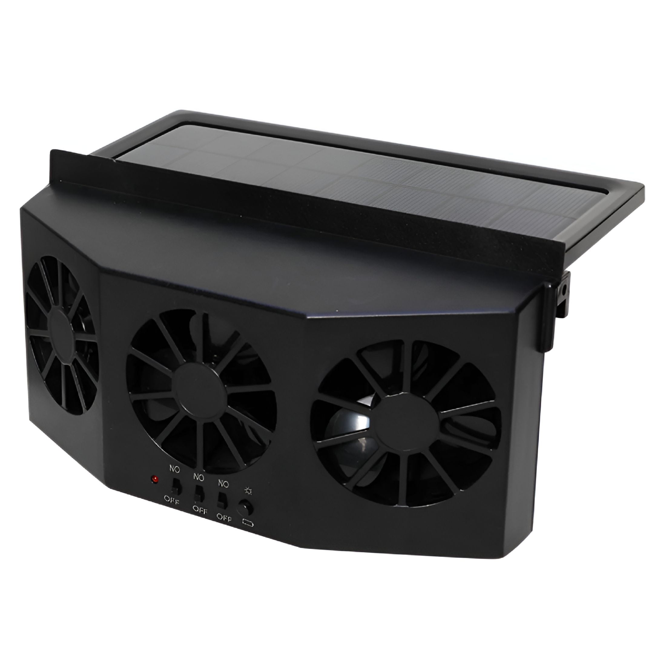 HIBIBUD Solar Ventilation Fan for Car, Car Window Exhaust Fan With ...