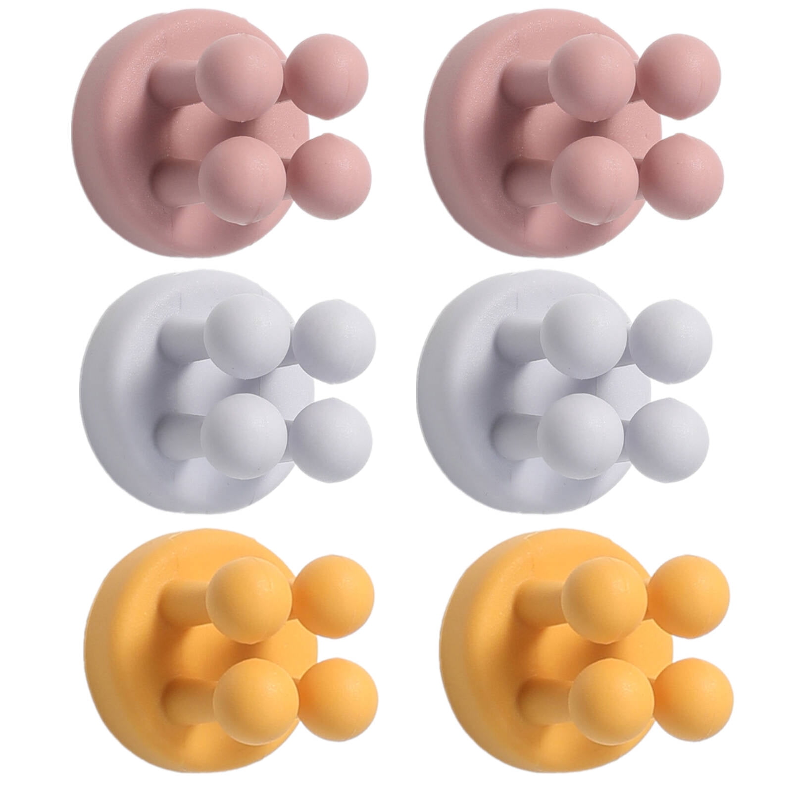 HIBIBUD Towel Racks for Bathroom Silicone Hook Suction Cup Hook Modern ...