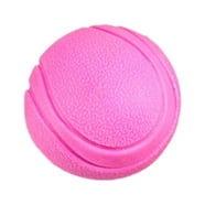 Dogzilla Durable Rubber Dog Treat Ball Toy, Red , Small - Walmart.com