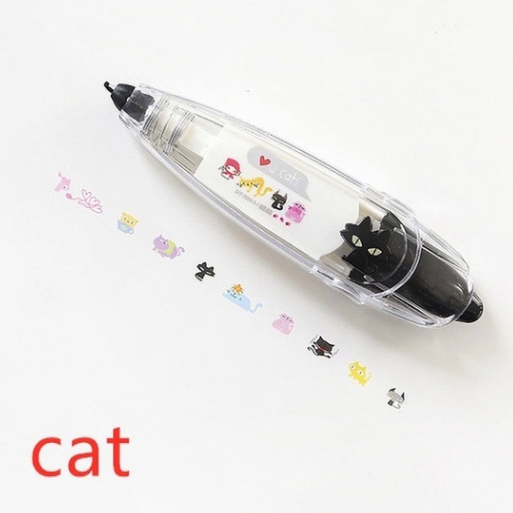 HIBRO Cute Stationery Push Key Correction Tape Creative DIY Animal ...