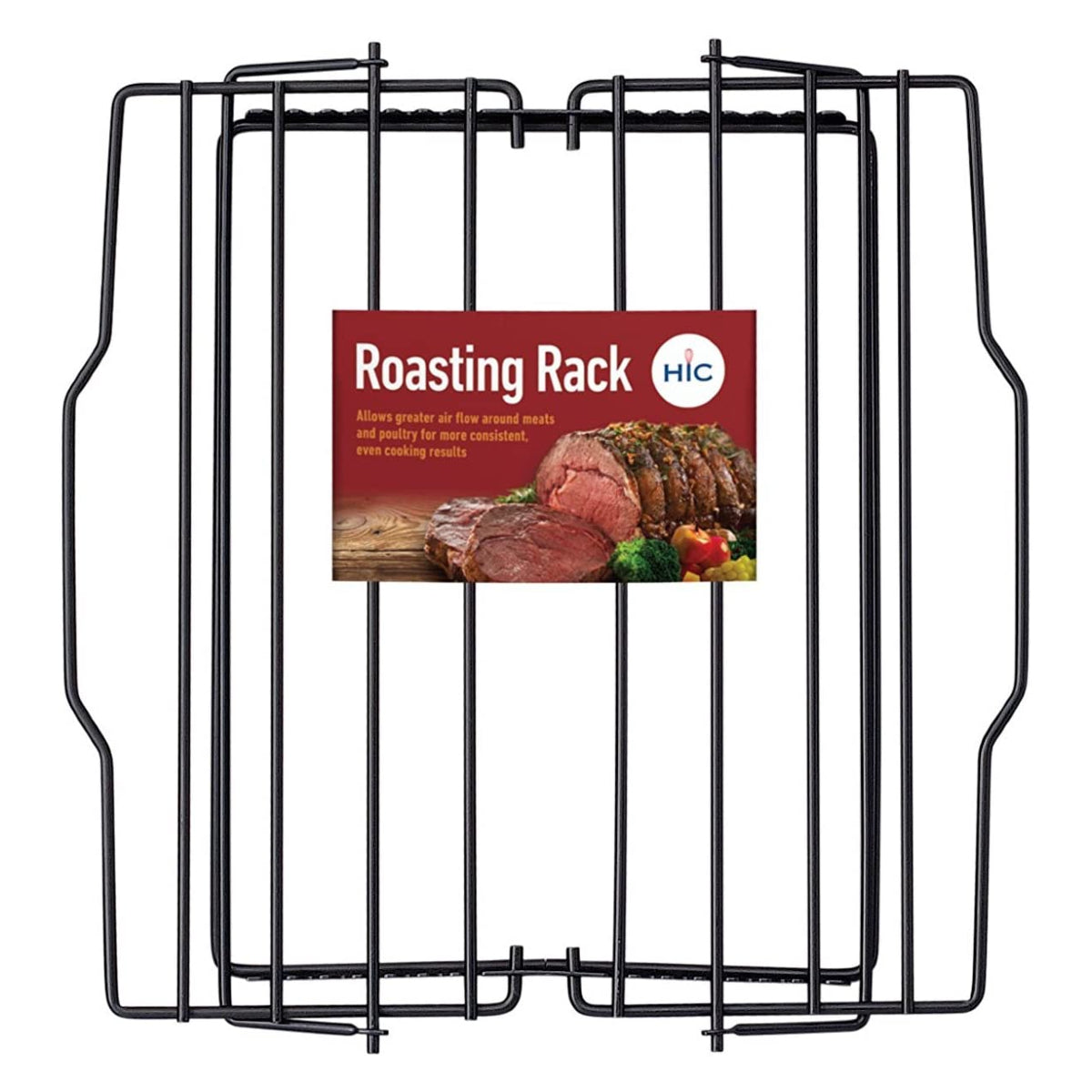 HIC 43183 Adjustable Roasting Rack, Nonstick, 10" x 9-1/4", Each ...