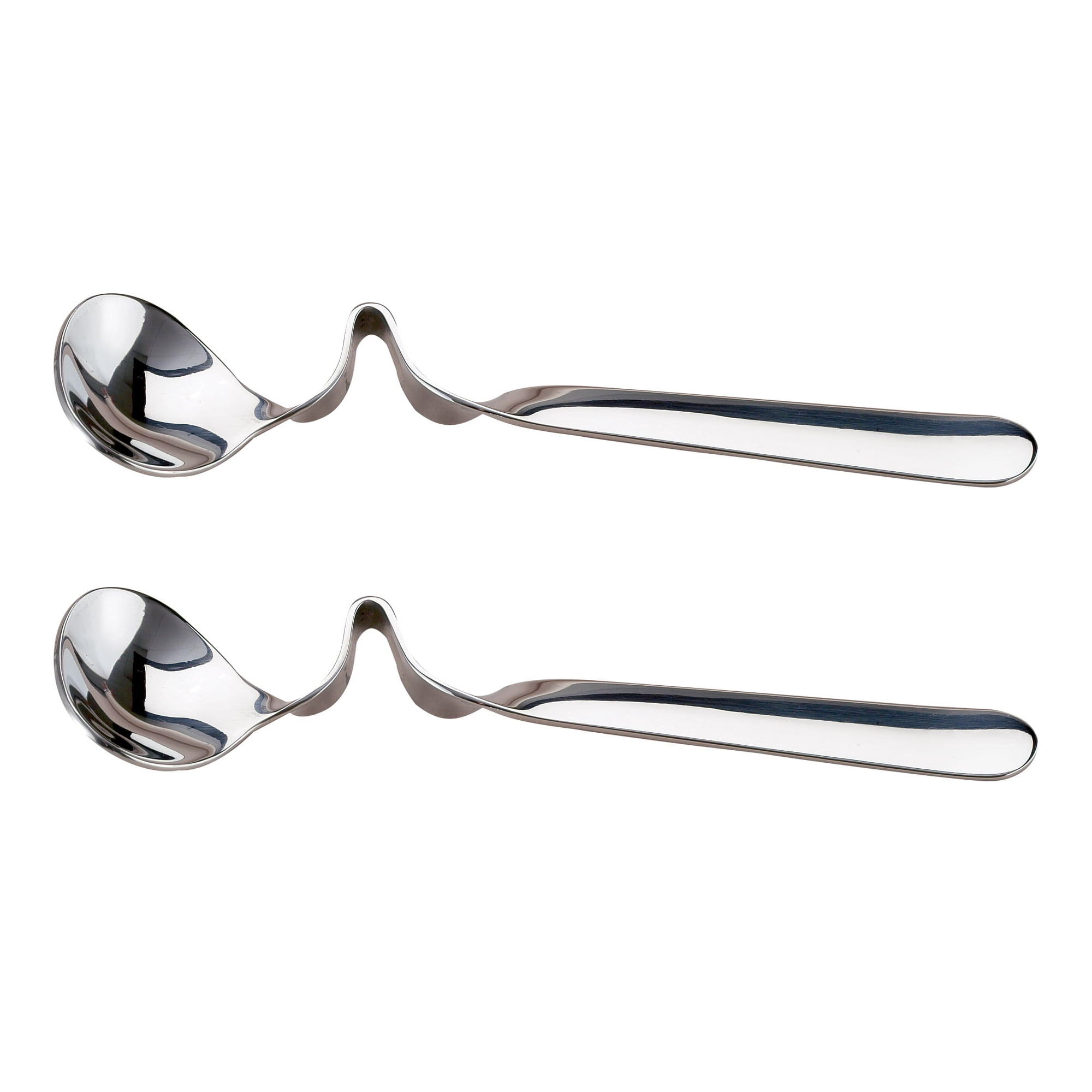 HIC Kitchen Curved Handle Honey Spoon, 18/8 Stainless Steel, Serve ...