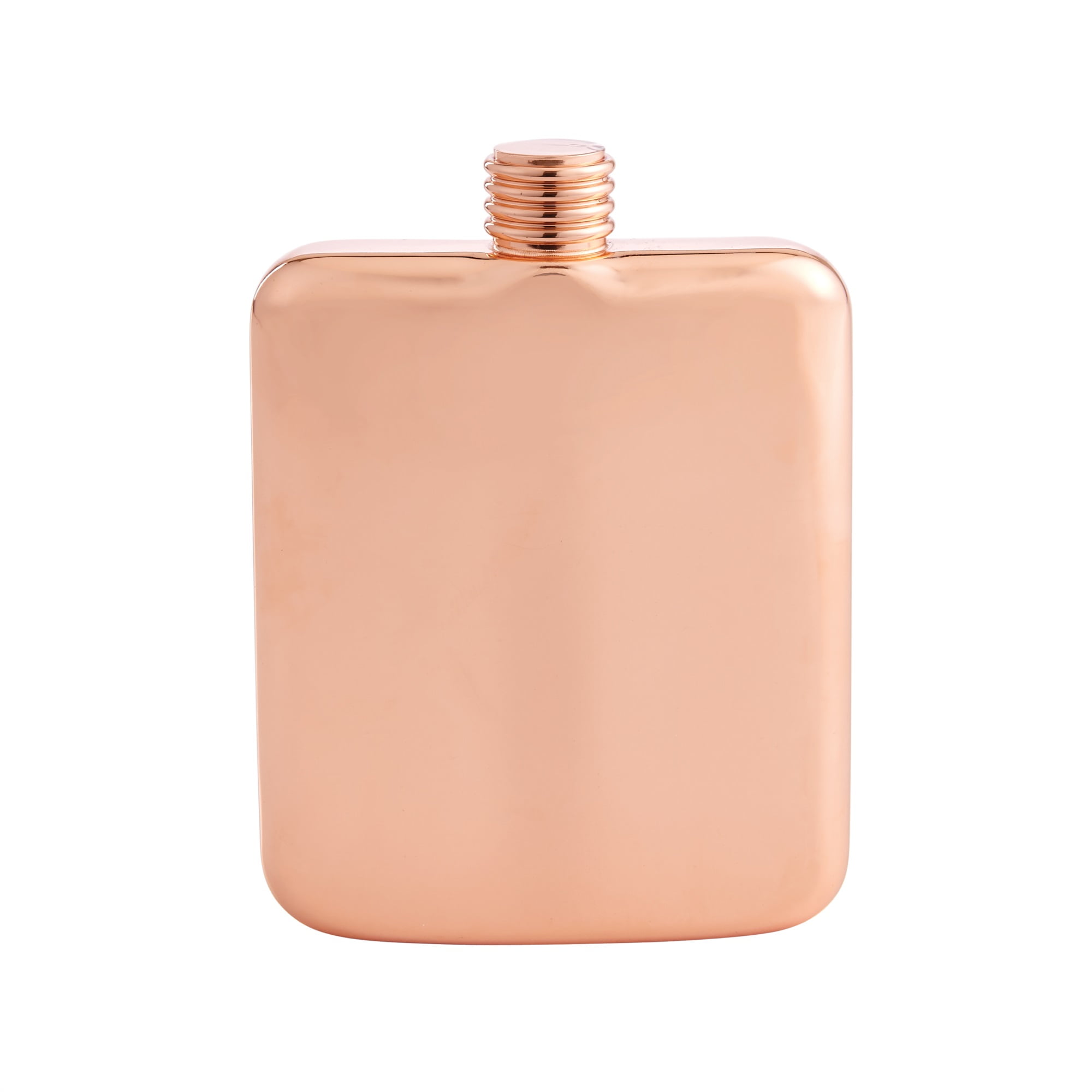 HIC Kitchen HIC Bar Copper Hip Flask, Copper-Plated 18/8 Stainless ...