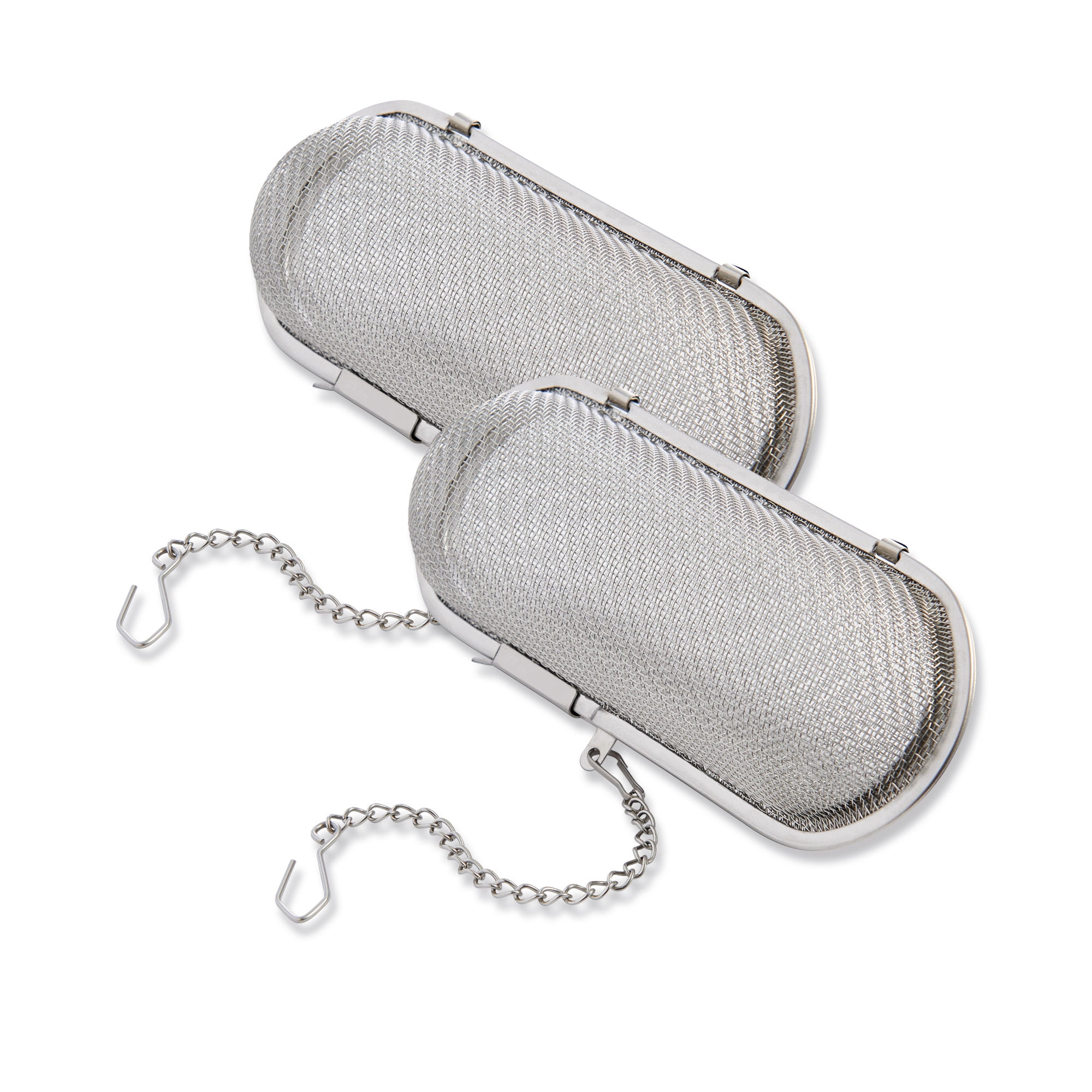 HIC Kitchen Mesh Herb Infuser Pod, 18/8 Stainless Steel, Set of 2, For ...