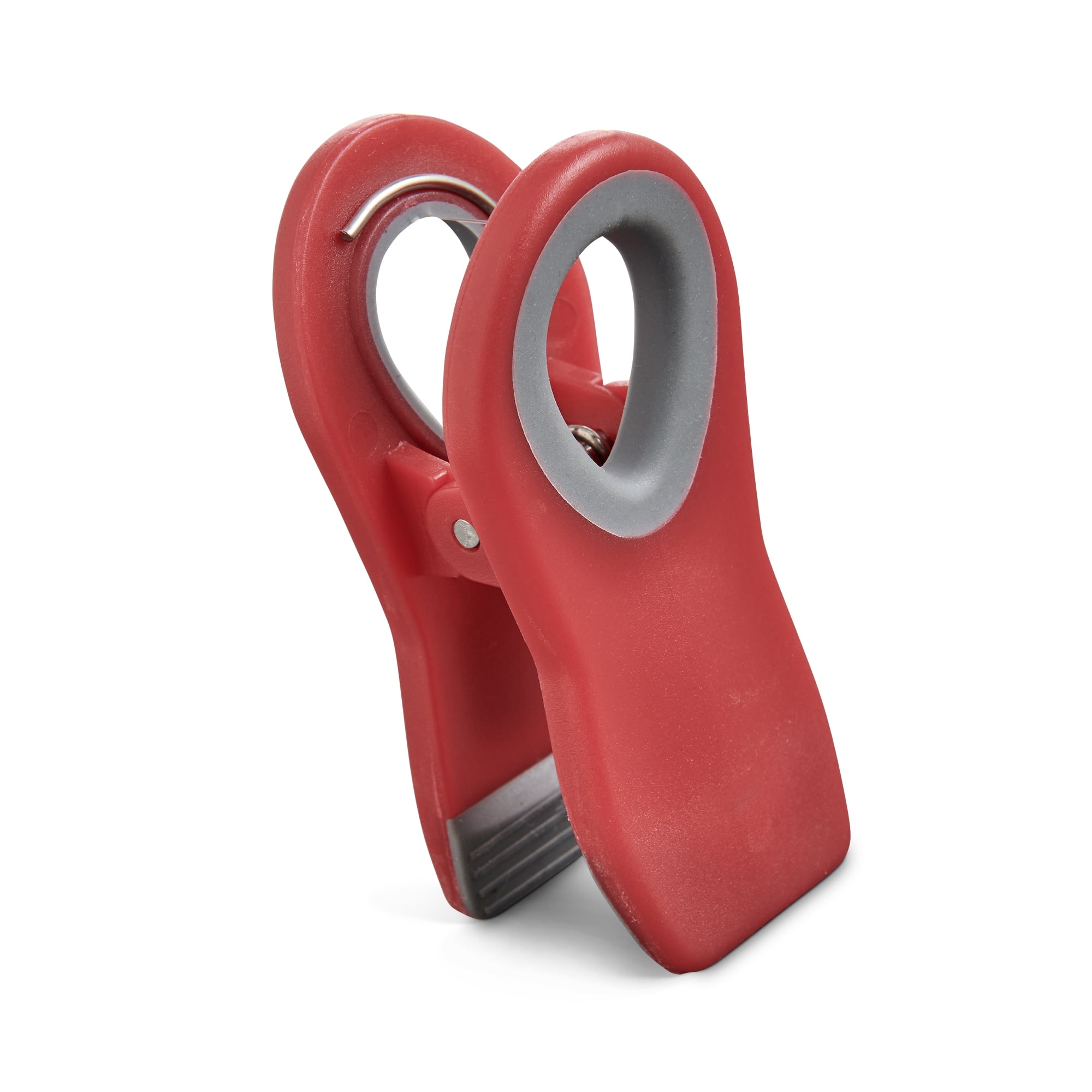 HIC Kitchen Multi-Purpose Magnetic Clips, Soft-Grip Handles, Set of 6 ...