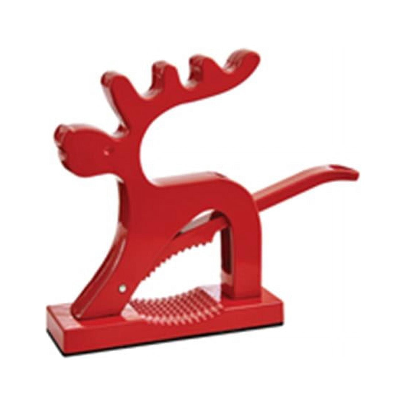 HIC Kitchen Reindeer Nutcracker, Heavyweight Aluminum, For Almonds ...