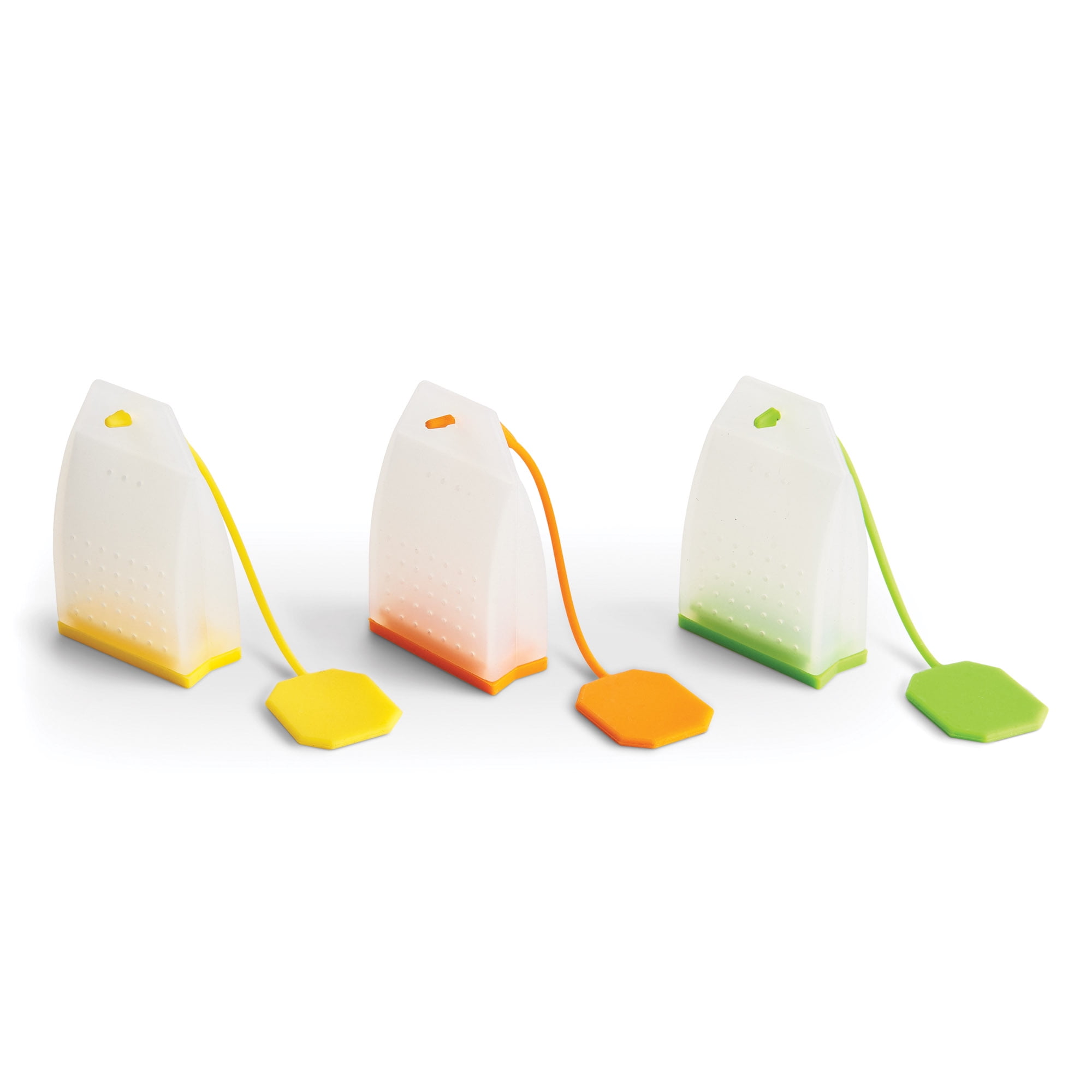 HIC Kitchen Silicone Tea Bag Infuser Set, Silicone, Set of 3 - Walmart.com