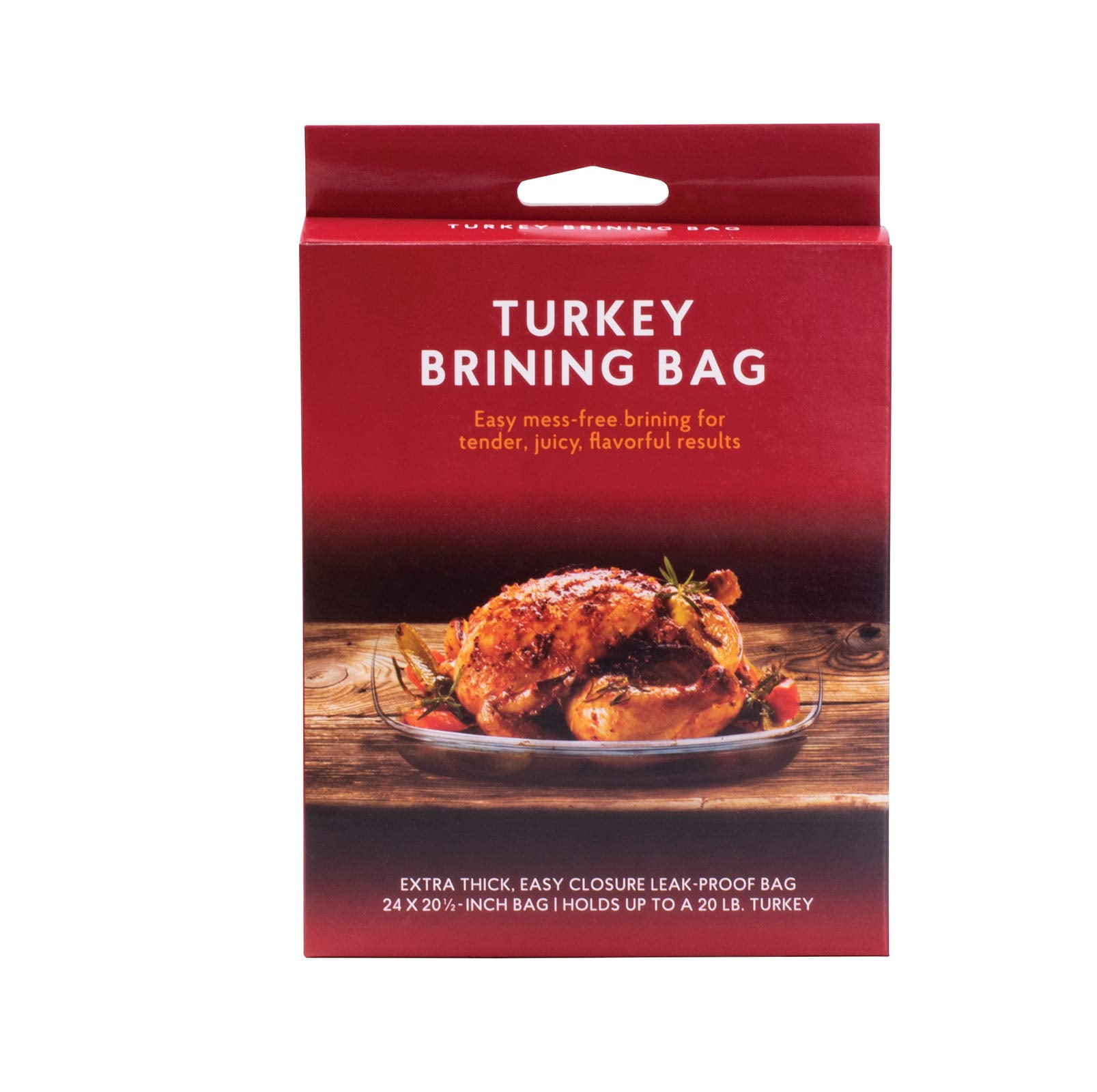 HIC Roasting Turkey Brining SAF21 Bag, Holds 20-Pound Turkey, Brining ...