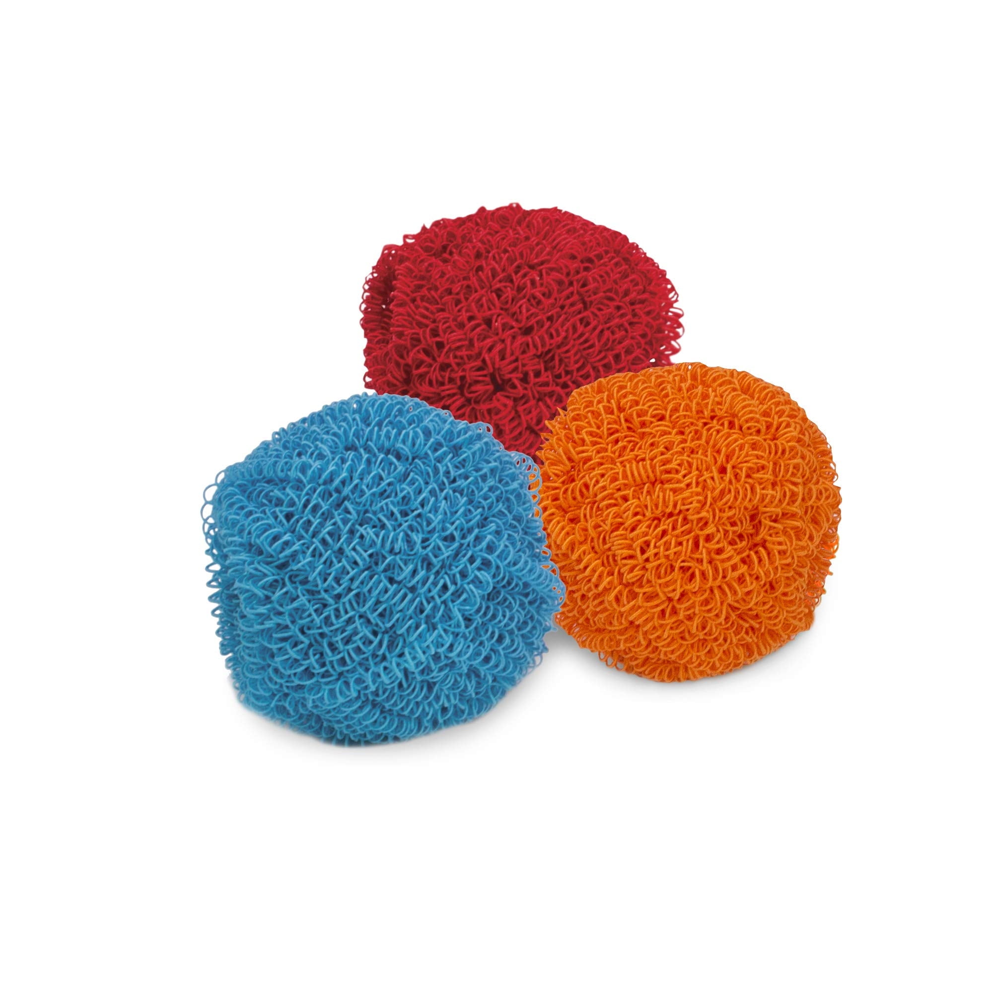HIC Kitchen Scouring Pad and Dish Scrubbers, Non-Scratch, Set of 3 ...