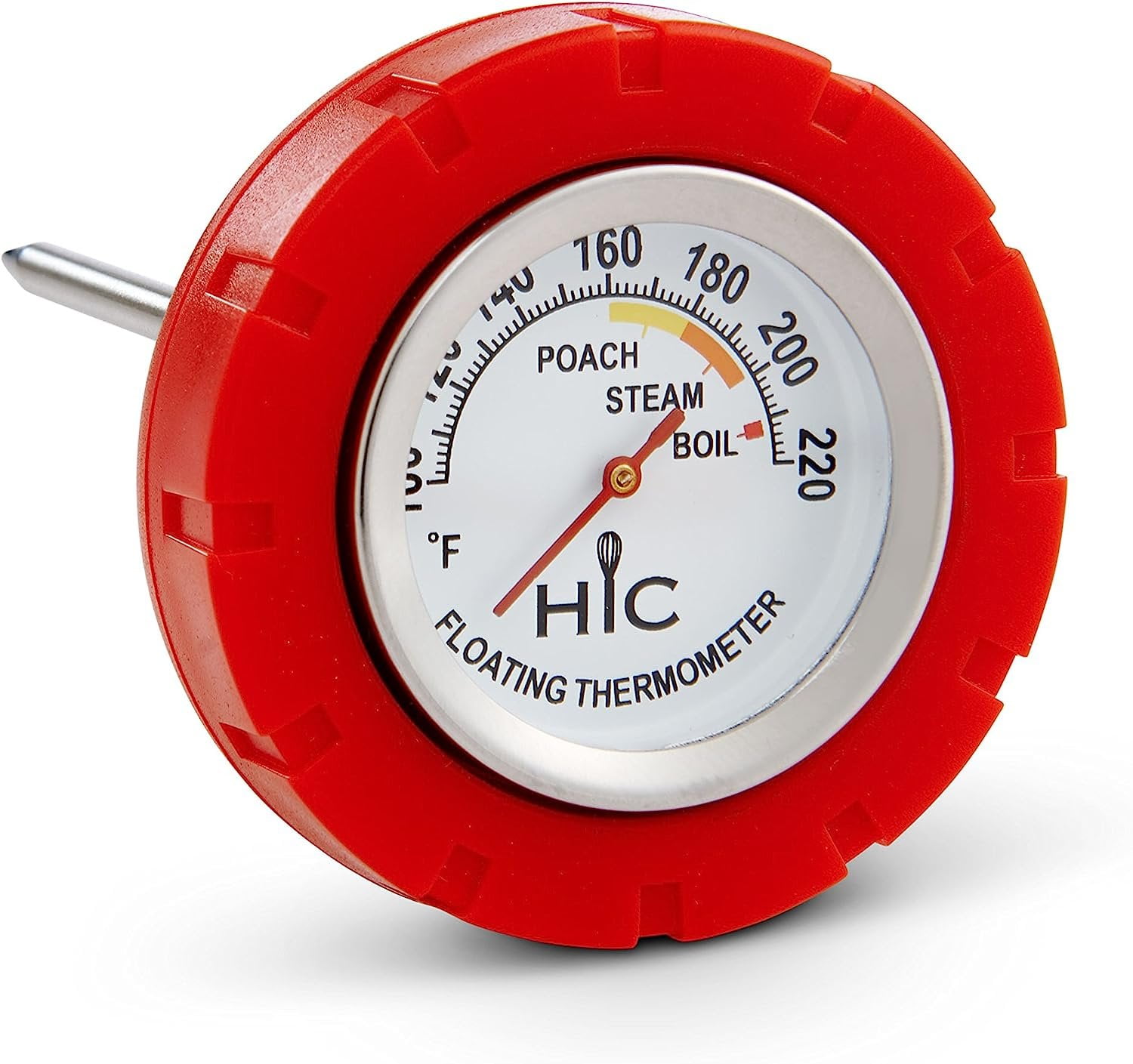 HIC Kitchen Slow Cooking Thermometer, Waterproof Floating Design ...
