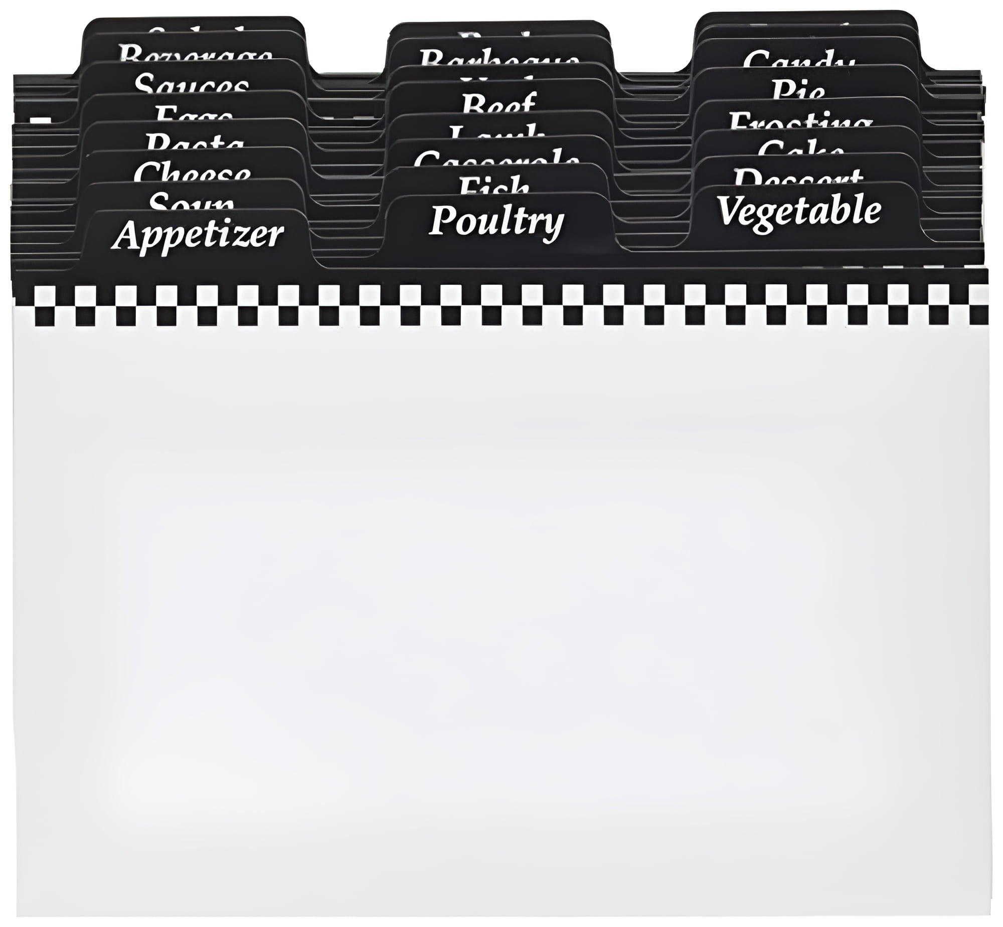 HIC Weatherbee Recipe Cards Dividers, 4 x 6 - Set of 24 (096) - Walmart.com