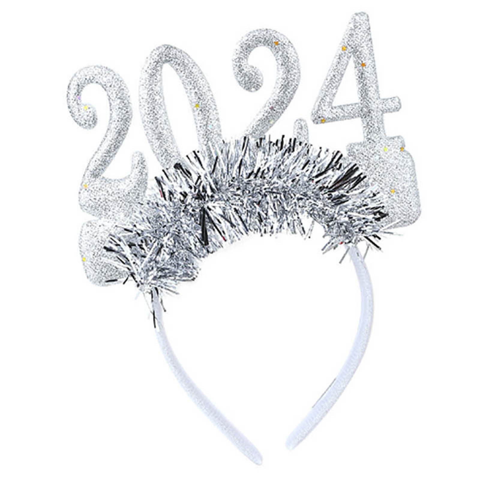 HICBEKETEA Men's And Women's 2024 Digital Headband With Glasses Party ...