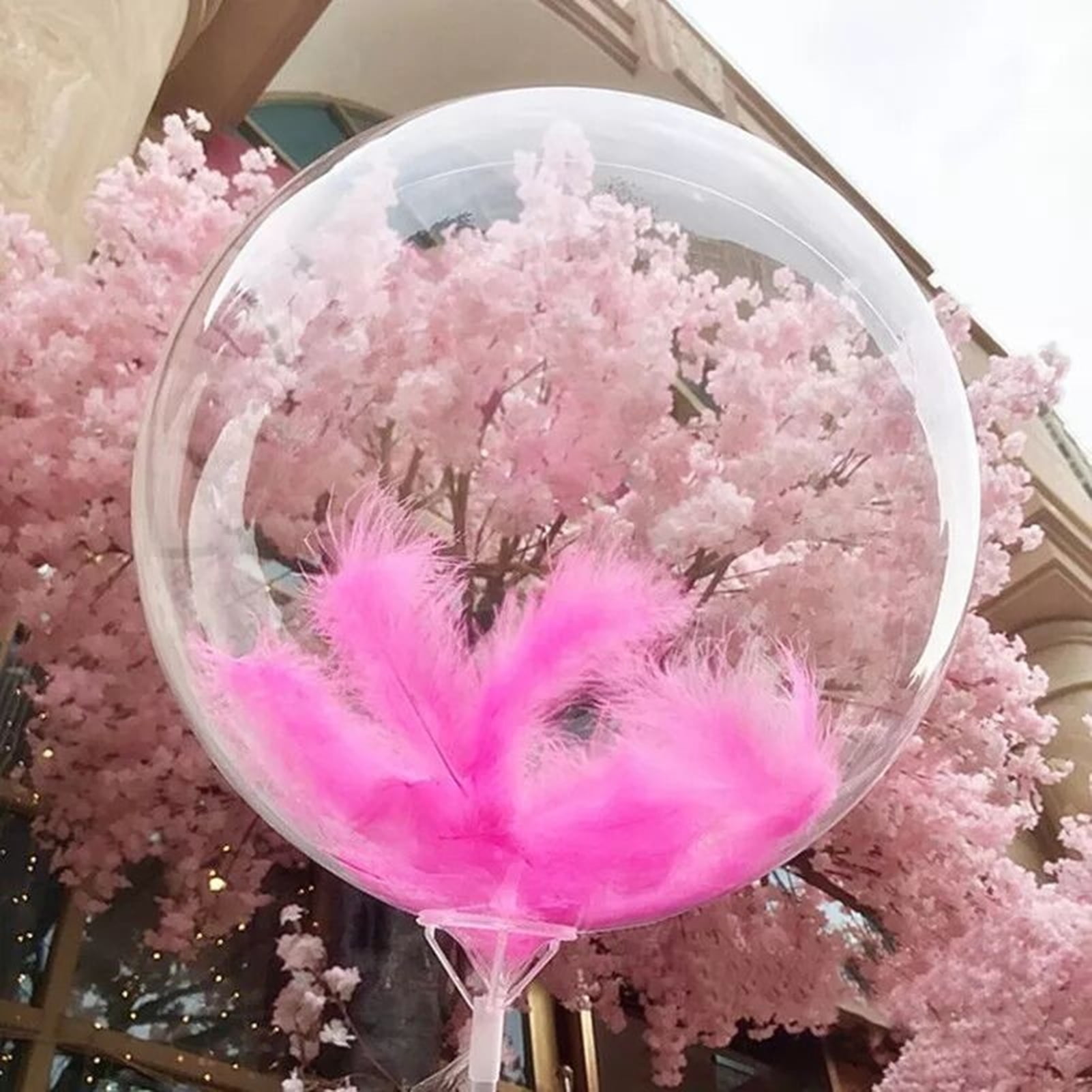 HICESS 10Pcs Bobo Ball Inflatable Decorative PVC Transparent Balloon ...