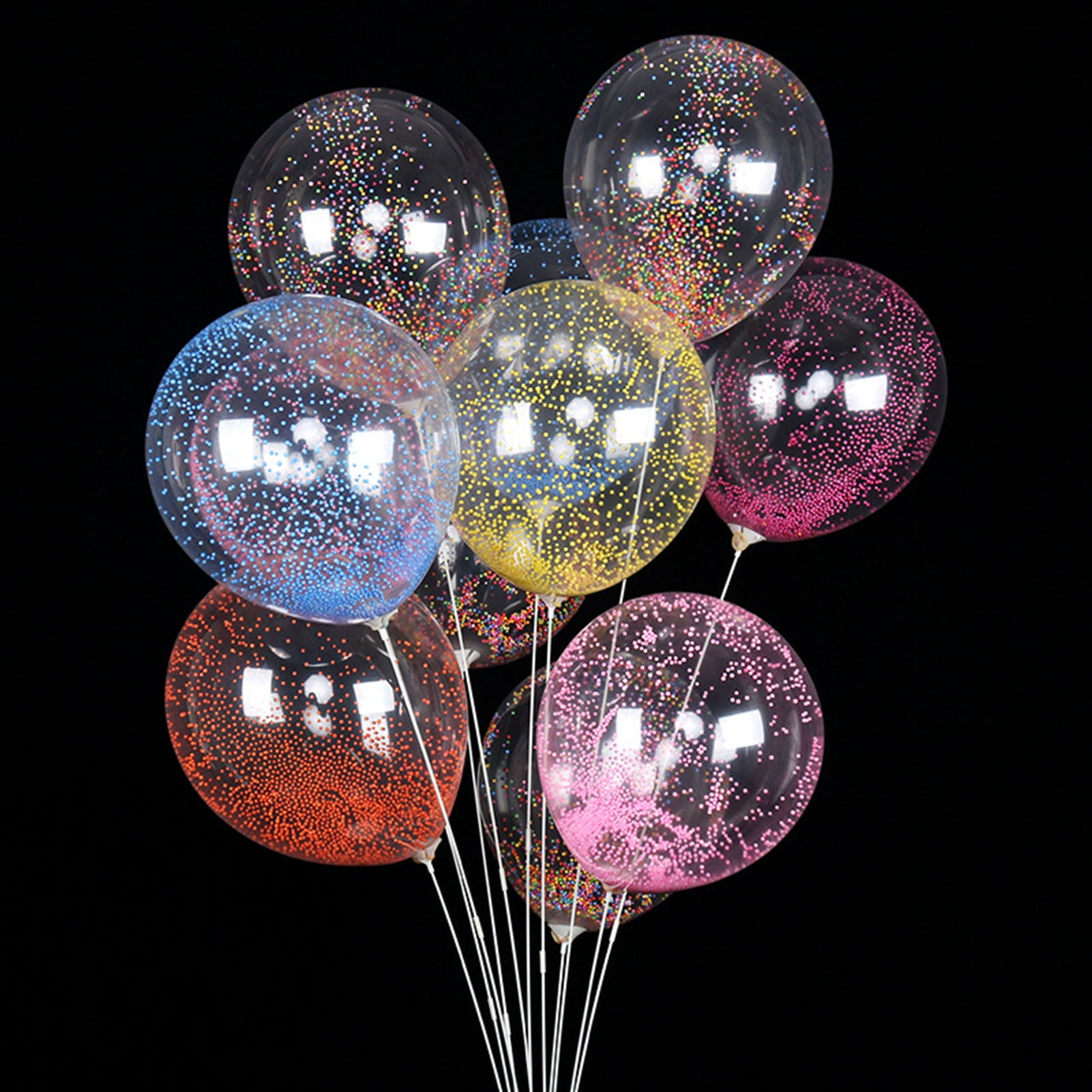 HICESS 10Pcs Party Balloons Flexible Inflatable Emulsion Wedding ...