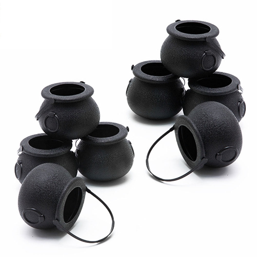 HICESS Halloween Candy Pot Witch Prank Toy Ornament Novelty Cauldron ...
