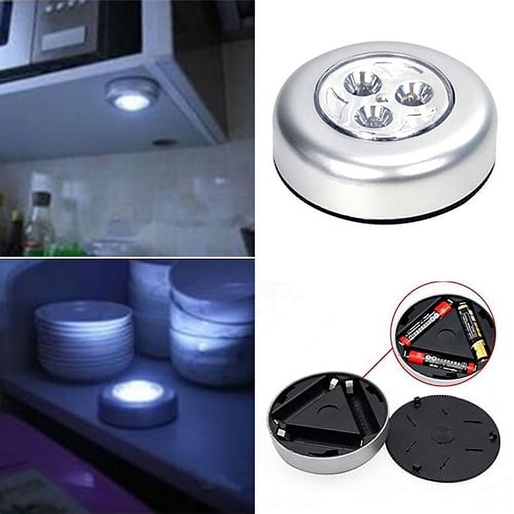 HICESS Mini Useful Wall Light Kitchen Cabinet Closet Car 3 LED Wireless ...