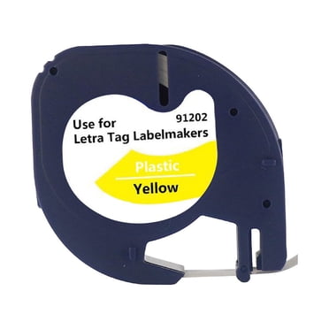 MarkDomain 3 Pack Compatible Dymo Letratag Label Maker Refill, 91331 ...